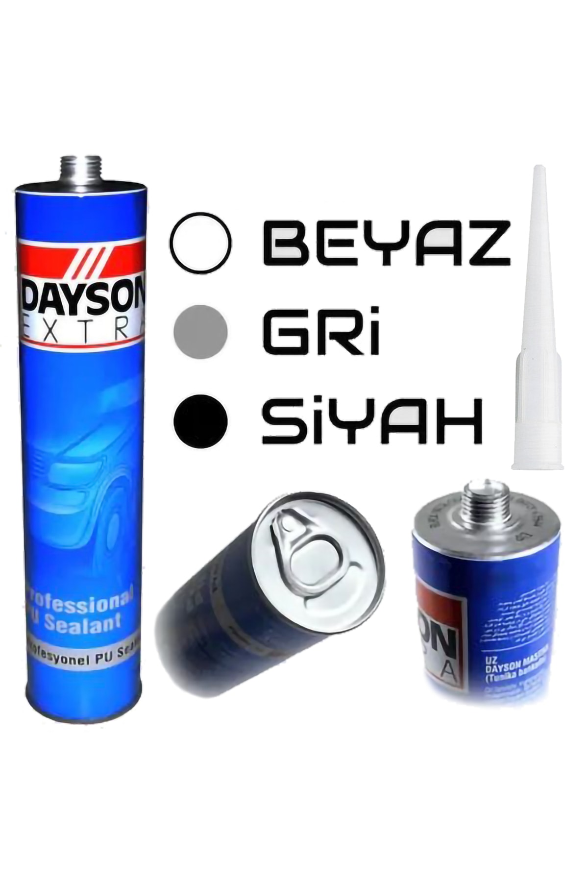 Dayson Extra Poliüratan Silikon Mastik (Beyaz) 1 Adet 280ml Yeni ...