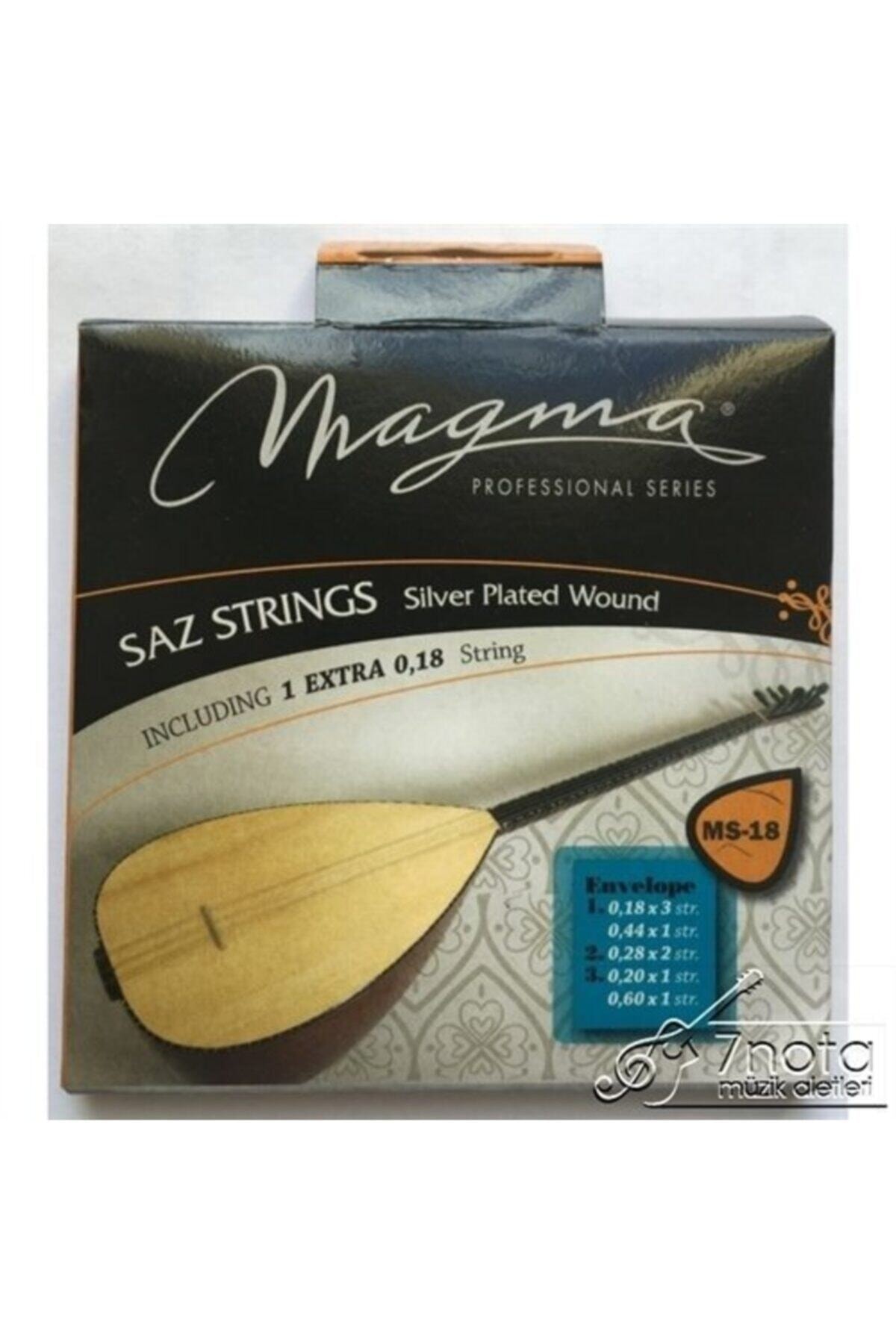 MAGMA Ms-18 0.18 Saz Teli - Bağlama Teli (kısa Sap Sazlar Için ...