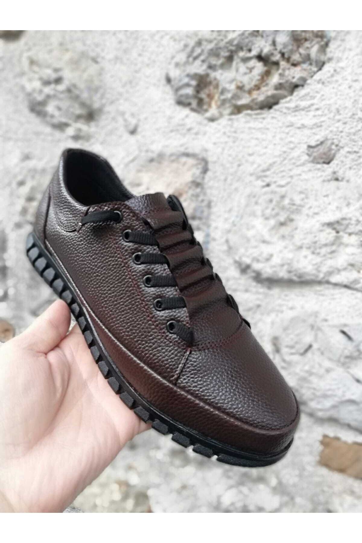 MF MARKA SHOES Kahverengi - Garantili Ürün Günlük Ortopedik Sneaker ...