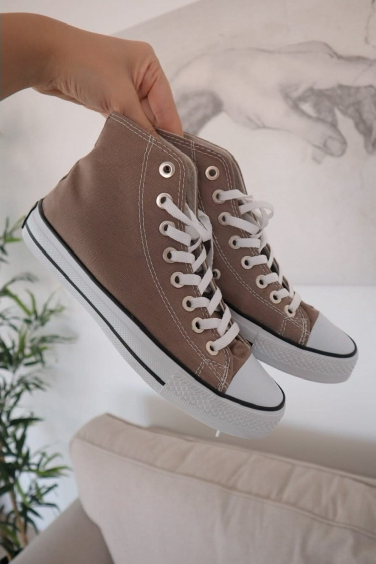 faaf Kahverengi - Aska Convers Unixes Kanvas Boğazlı Ayakkabı Fiyatı ...