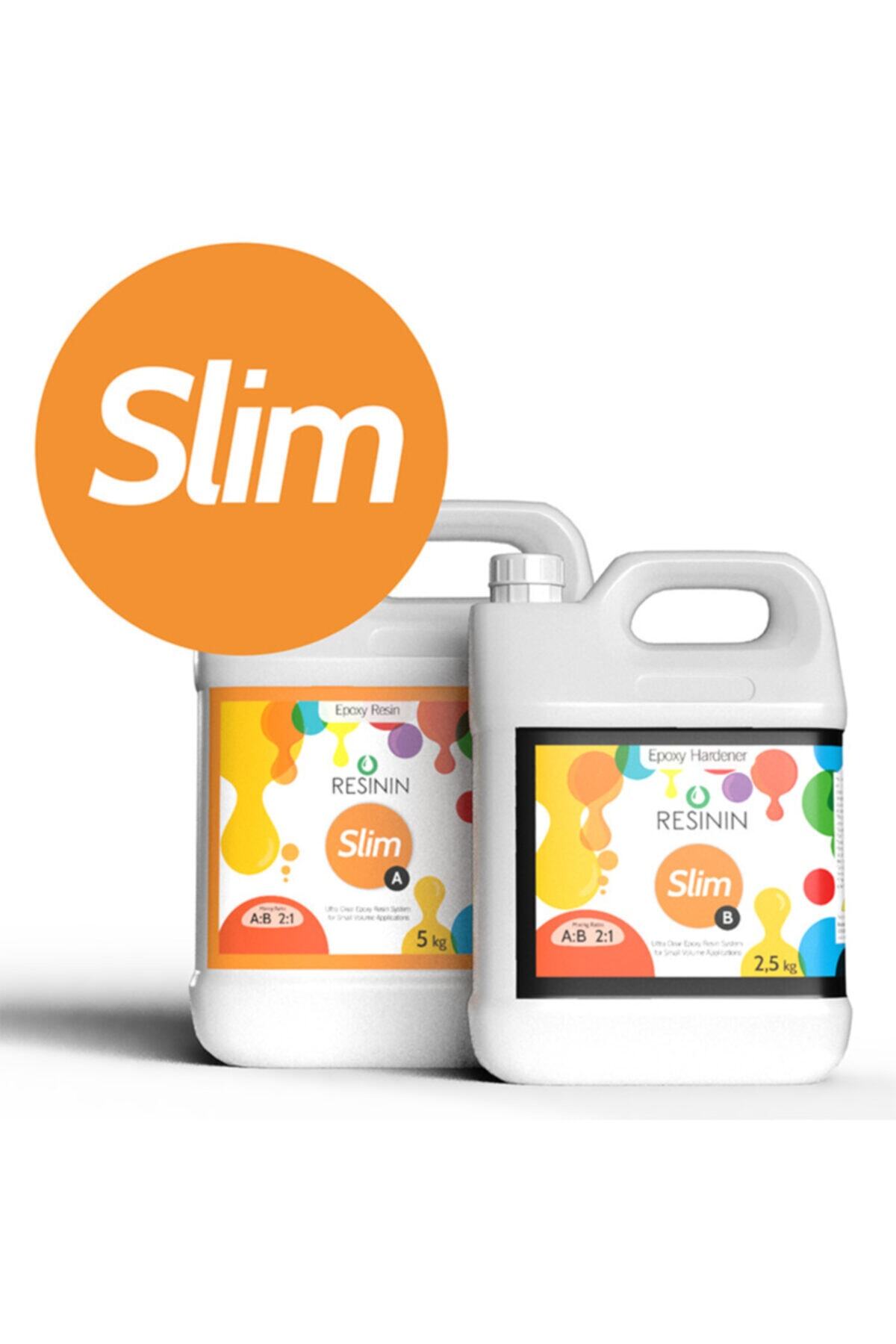 Resinin Slim 7500 gr A+b Küçük Hacim Için Şeffaf Epoksi Reçine Fiyatı ...