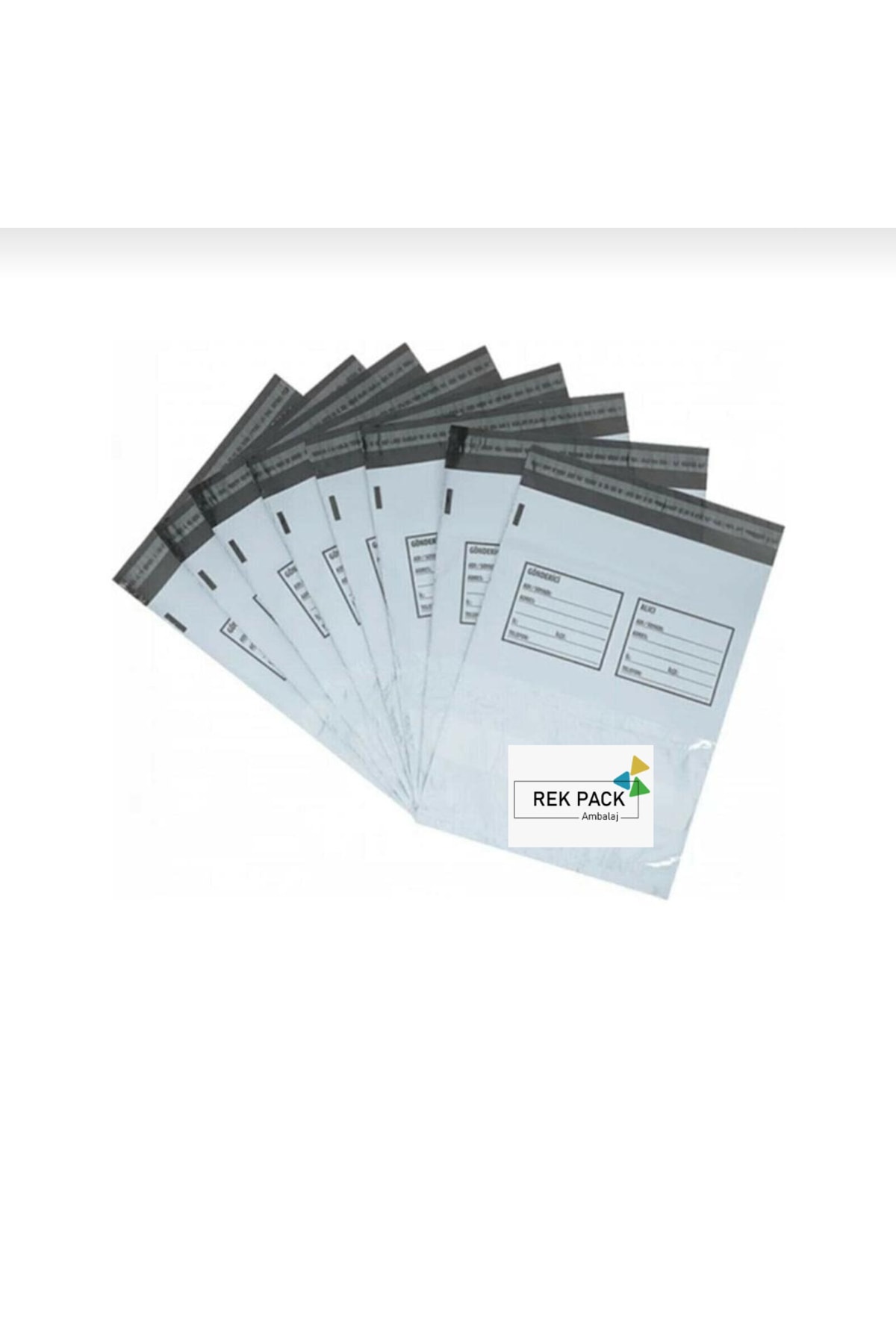 REK PACK AMBALAJ Gri Cepli 35x45+5 Kargo Poşeti 100 Adet Fiyatı, Yorumları - TRENDYOL