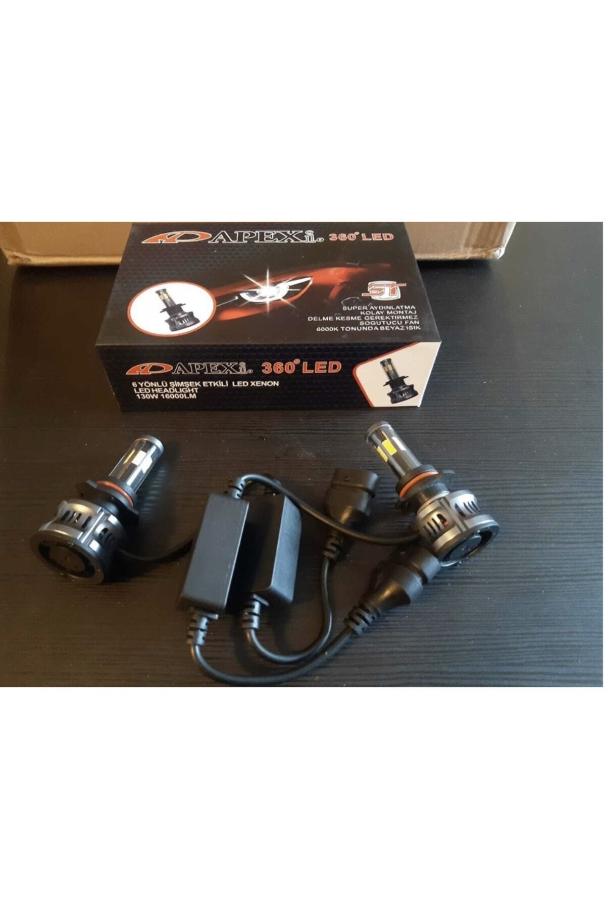 FV-TUNİNG Apexi H11 360 Led Xenon 6 Yönlü Şimşek Etkili Yeni Nesil Ürün ...