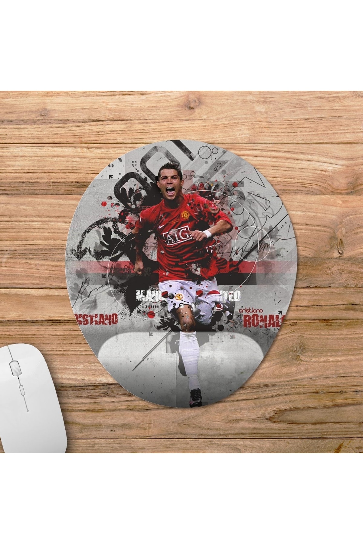 Pixxa Cristiano Ronaldo Mutd Podržani miš podloga za zglob - 2 ovalna ...