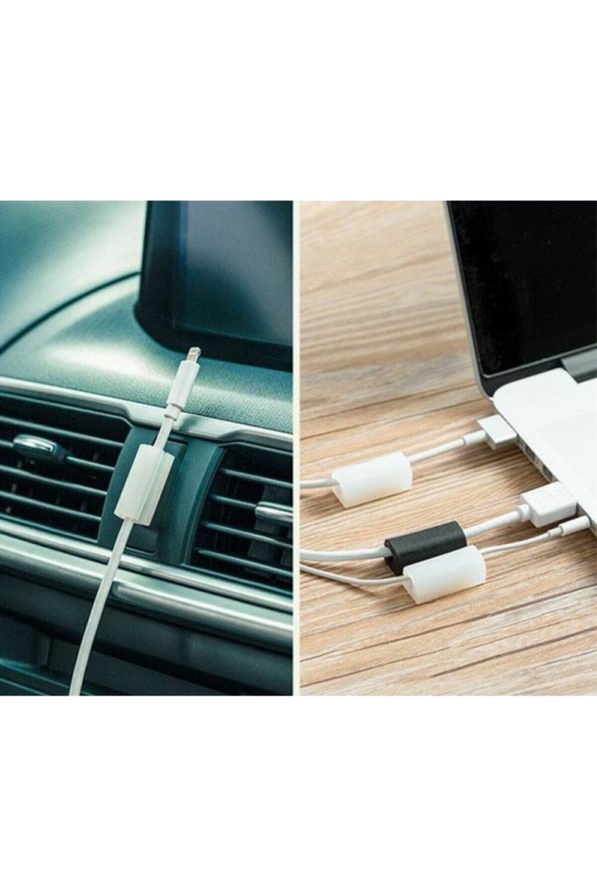 epazzar Kablo Tutucu Yapışkanlı Mini 20li Kanal Usb Şarj Veri Kablosu ...