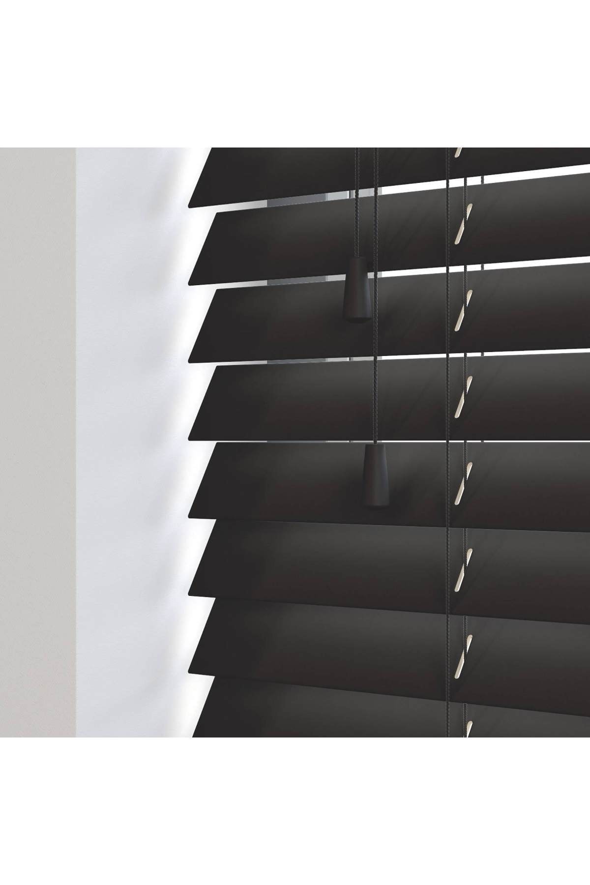 Orta Anadolu Paris Siyah, , Ahşap Jaluzi Perde 50mm, Ahşap Perde, Ahşap ...