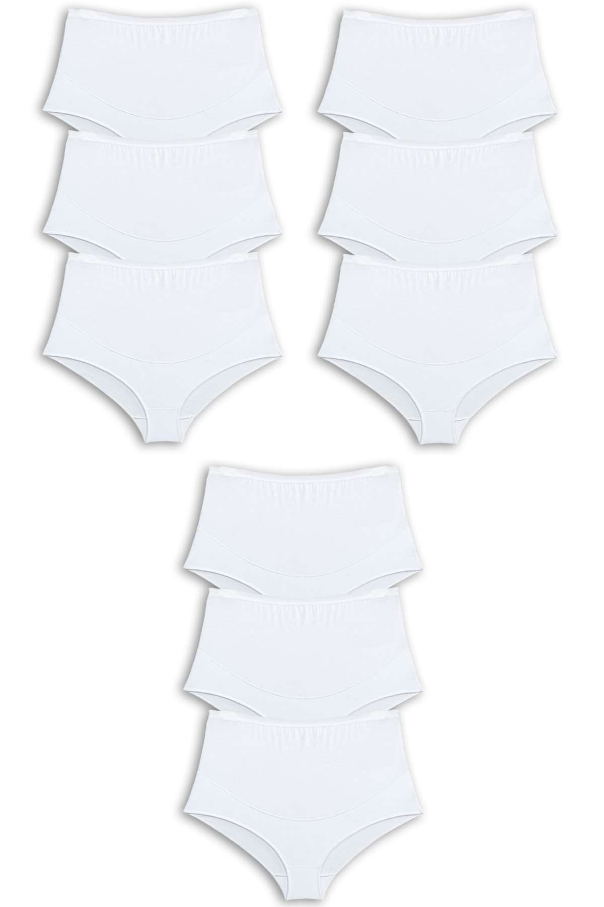 BSM 9'lu Modal Kadın Beyaz Geniş Rahat Kilot Hamile Külodu - Fiyatı ...