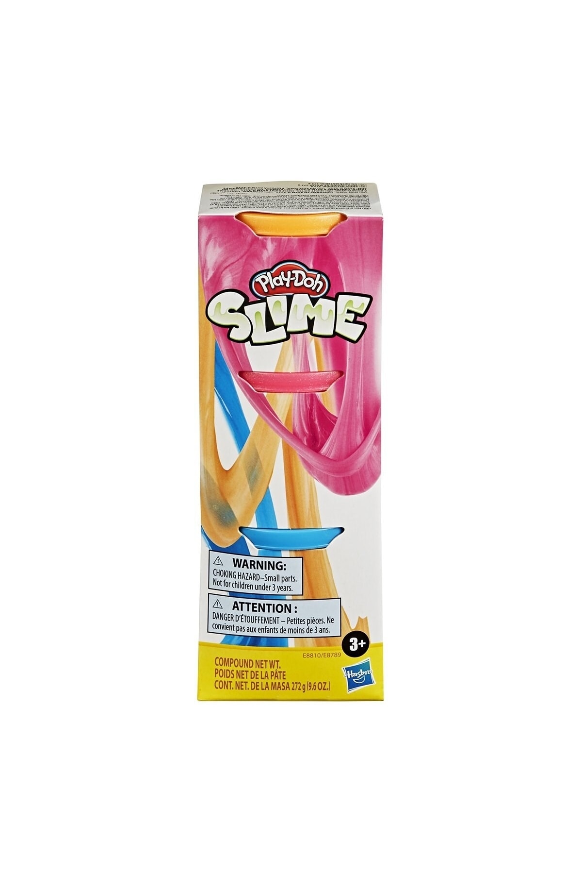 Hasbro Play-doh Slime 3'lü Hamur Mavi, Metalik Turuncu Ve Metalik Pembe ...