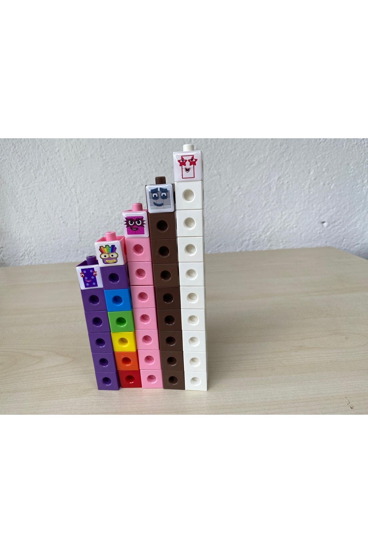 ZK Toys Numberblocks 6-7-8-9-10 Lego Küp Number Blocks 6-7-8-9-10 ...