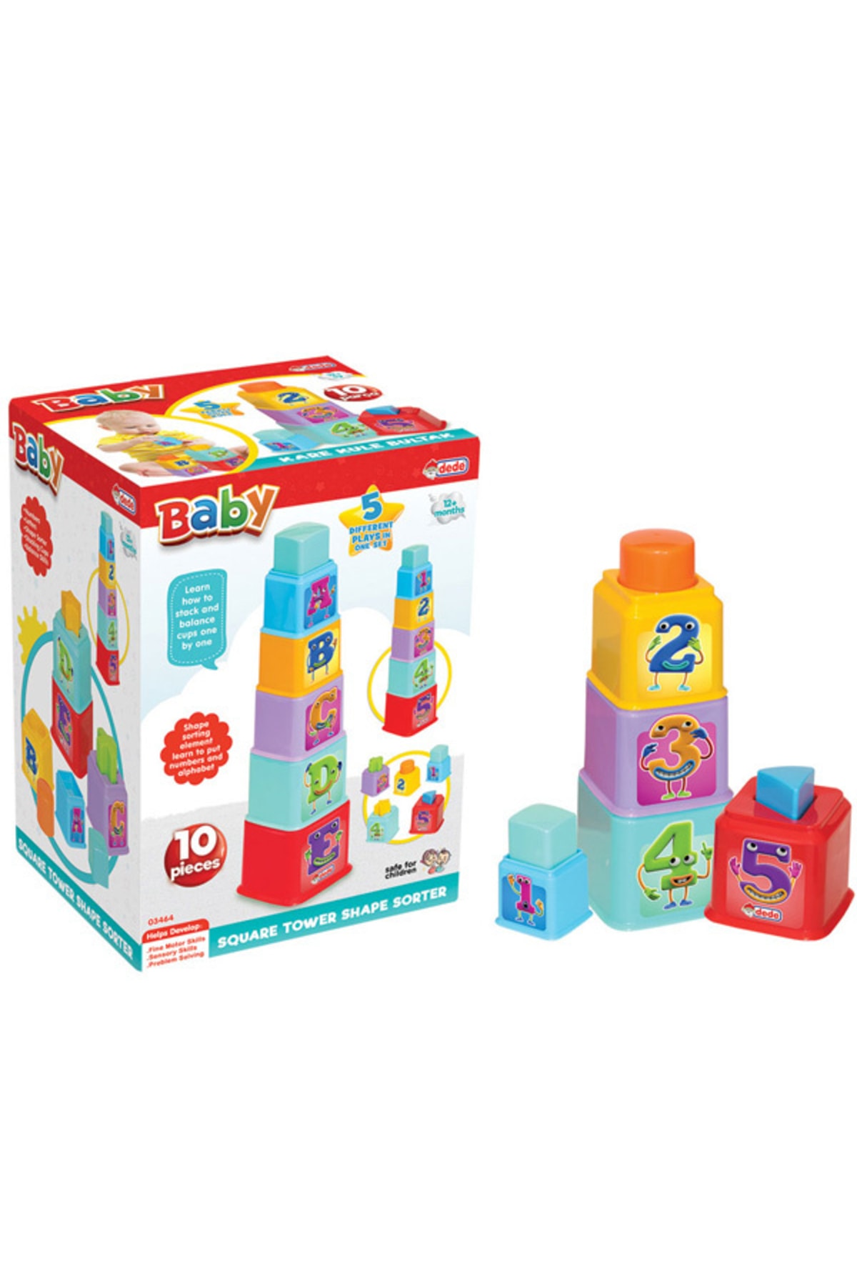 DEDE 03464 Model Square Tower Find-Plug - Trendyol