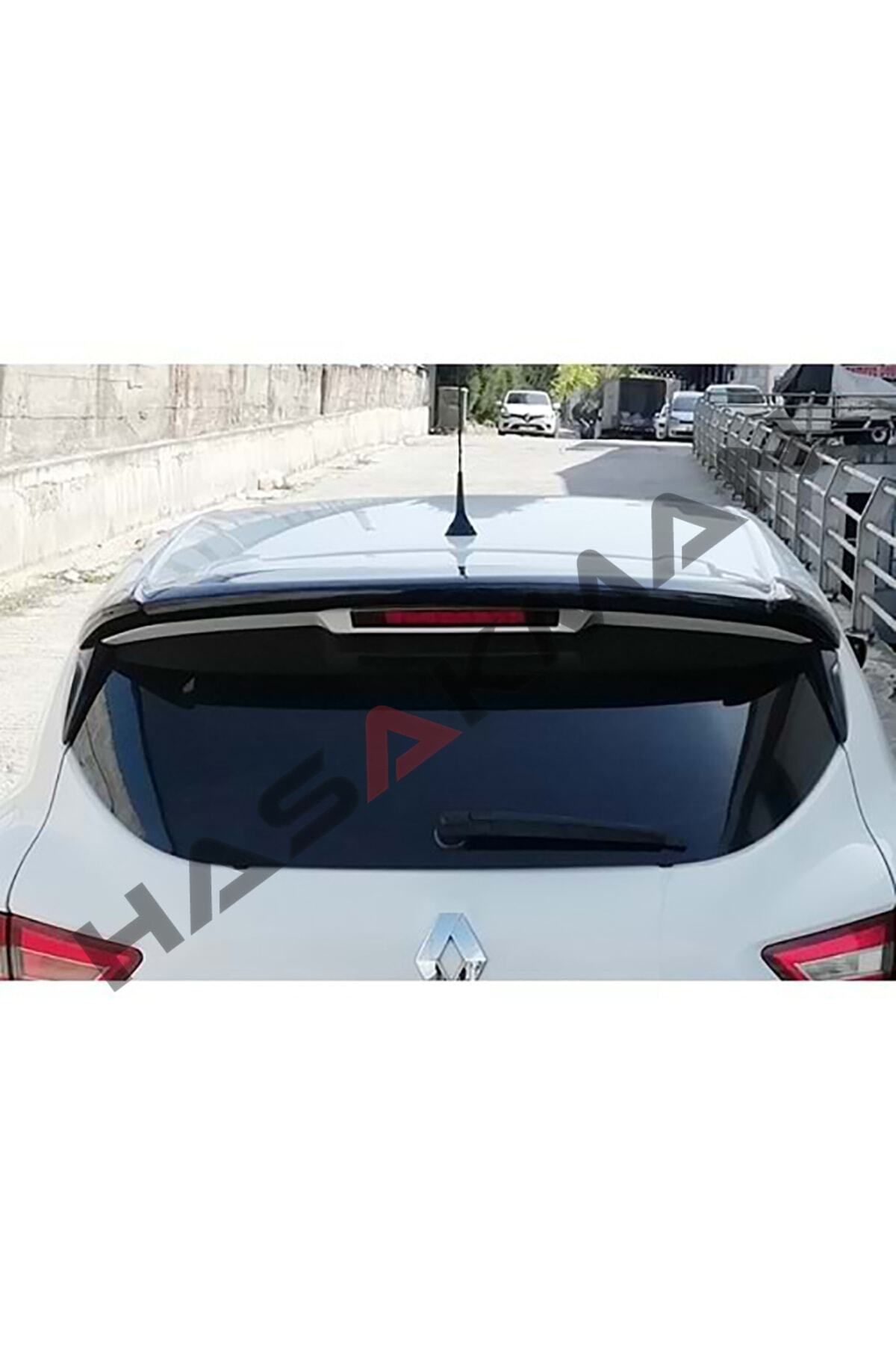 HasAkman Renault Clio 4 Tavan Üstü Sport Spoiler Piona Black 2012 2013 ...