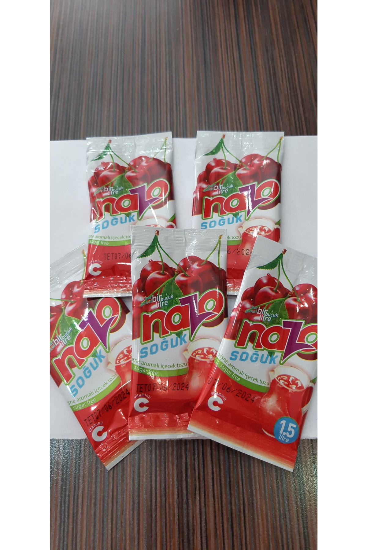 NAZO Vişne 5 Adet Toz İçecek - Fiyatı, Yorumları