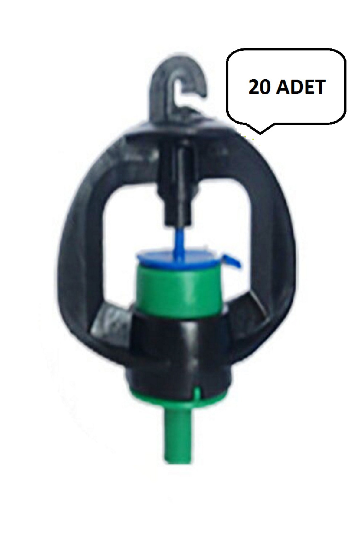 esulama Tırnaklı Mini Sprink Başlık Yeşil- 300 Lt/h(20 ADET) - Fiyatı, Yorumları