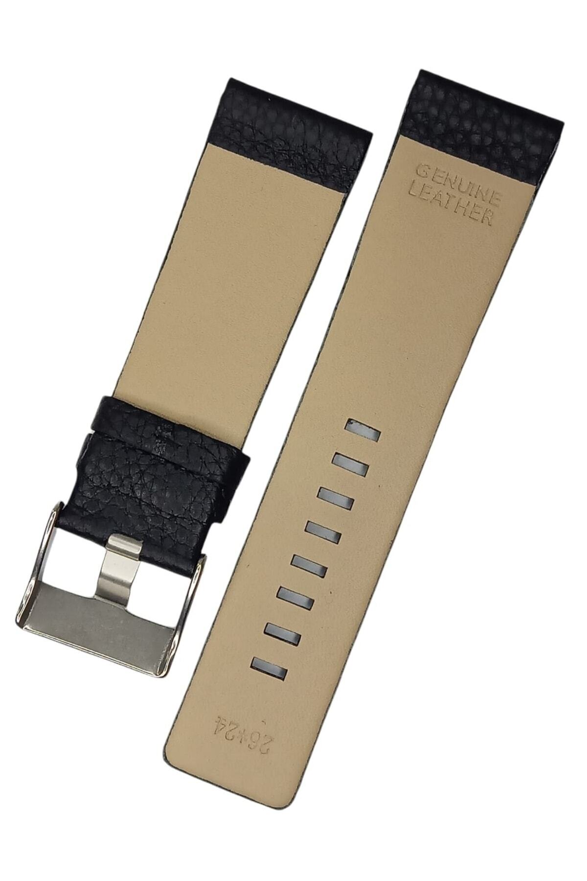 SAATKORDONCUSU Diesel Dz4422 Uyumlu Kahverenk Deri Saat Kordonu Fiyatı ...