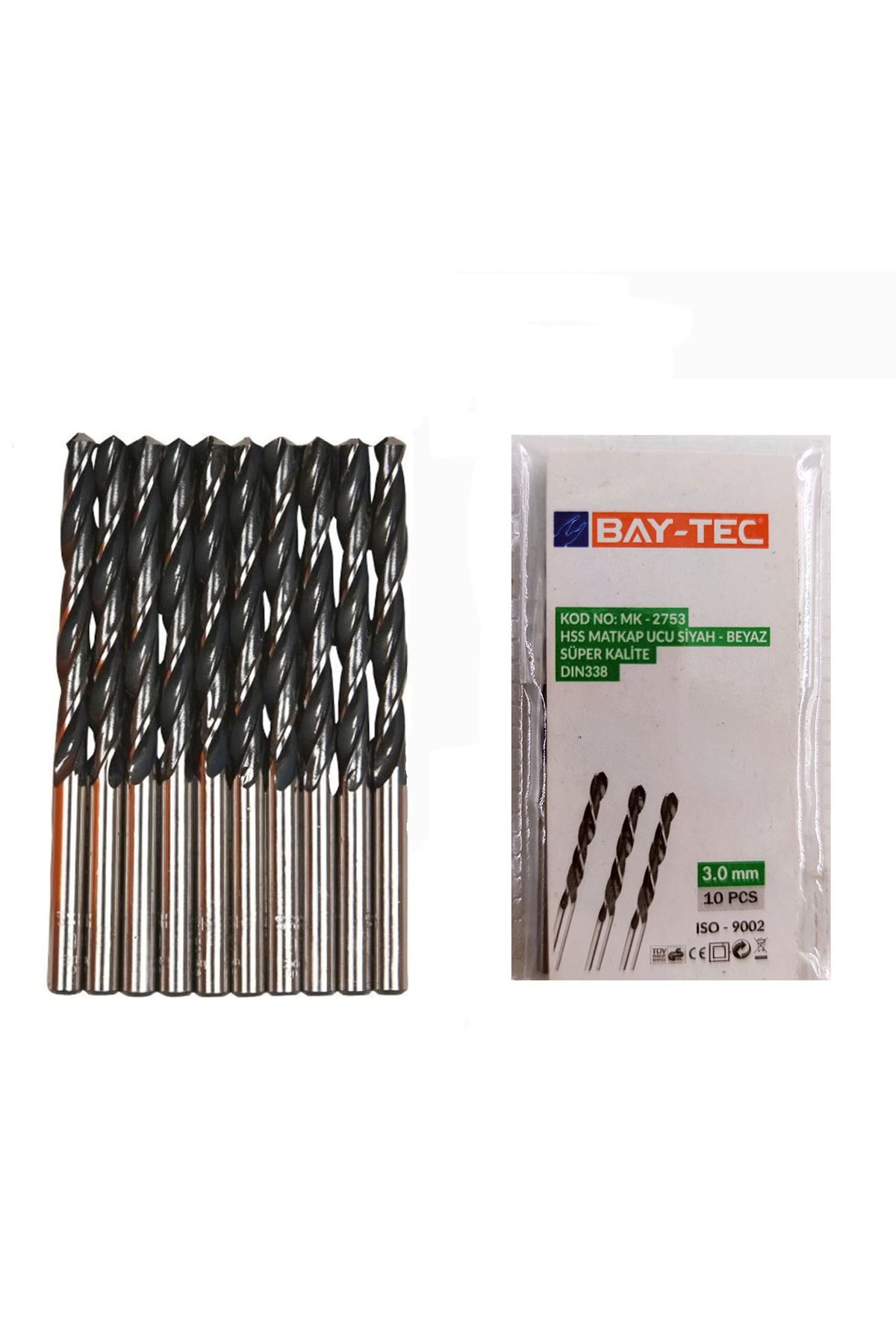 Baytec Bay-tec 3 Mm 10 Adet Hss Matkap Uç Çeşitleri Metal Delme Uçları ... Baytec Bay-tec 3 Mm 10 Adet Hss Matkap Uç Çeşitleri Metal Delme Uçları ...