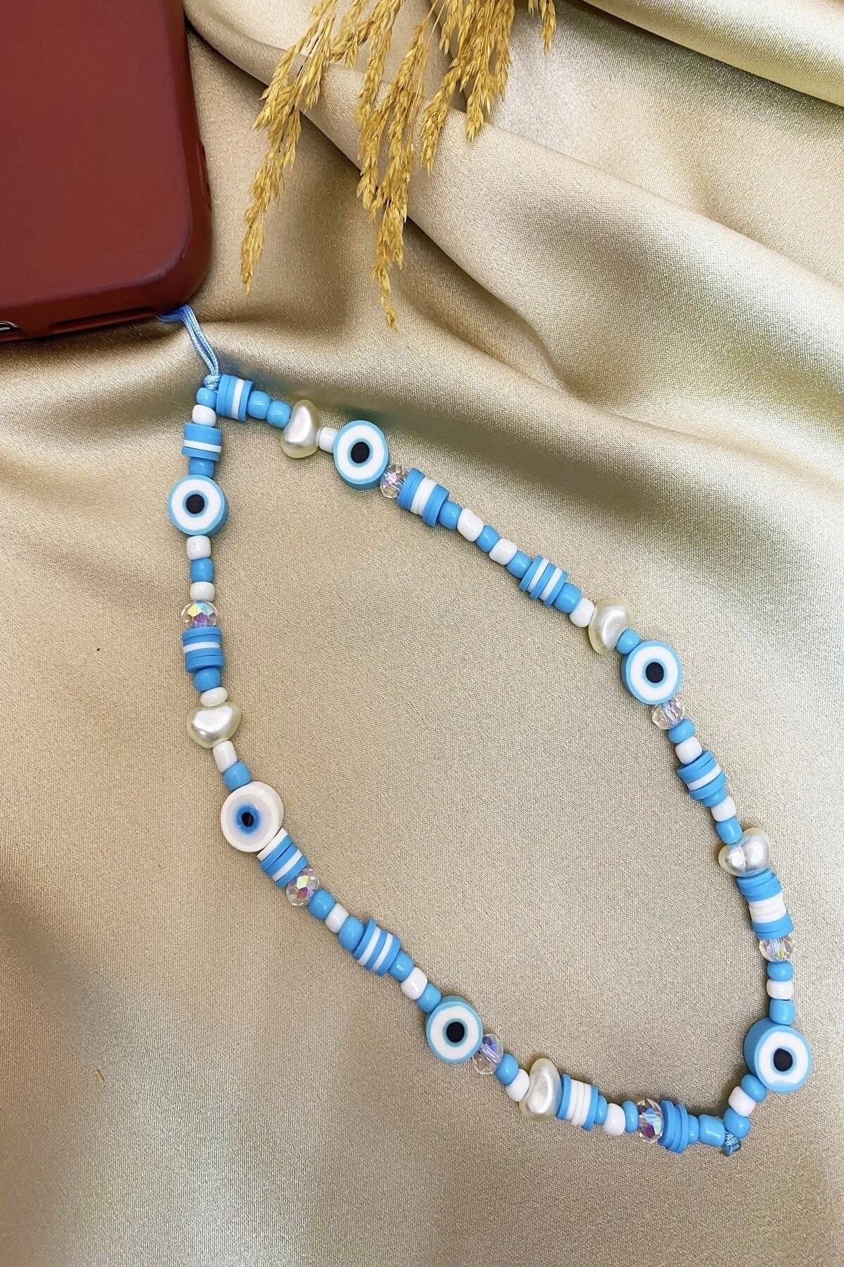 Karlay Mavi Telefon Askısı Telefon Ipi Charm - Fiyatı, Yorumları