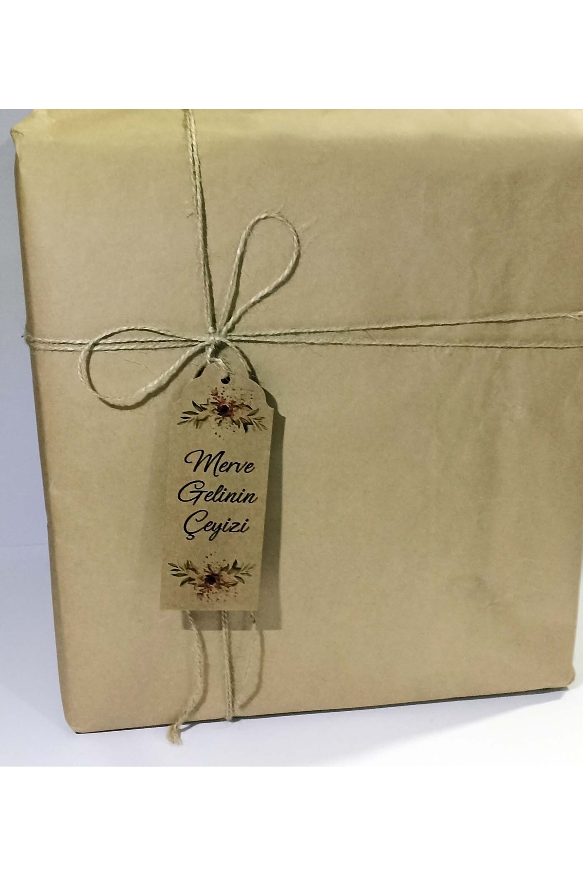 Mapi Çeyiz Kartı (isim Baskılı Çeyiz Etiketi) 12 Adet Karton ( 6,5 X17 ...