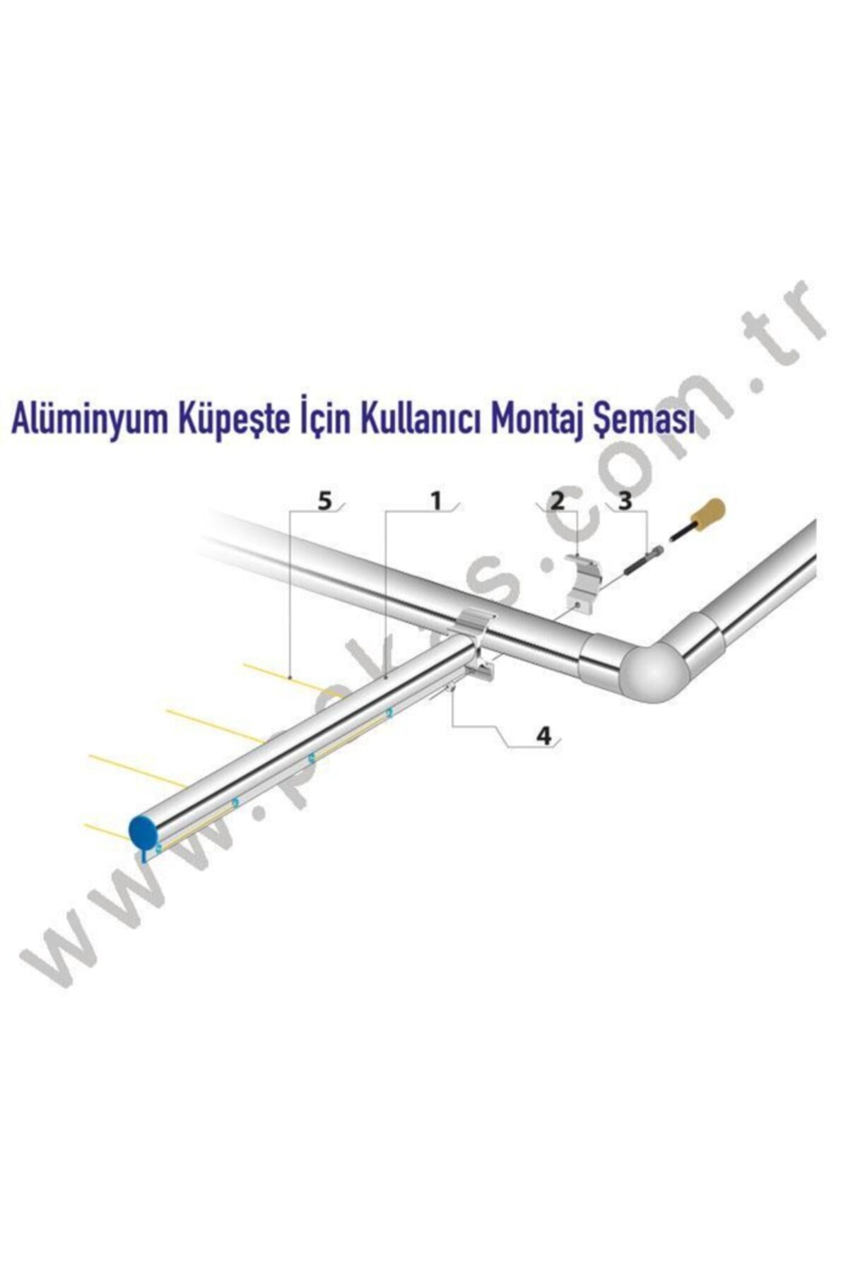 Pakas Balkon Çamaşır Kurutma Askısı Yuvarlak Küpeşte Pks 01 Bronz ...
