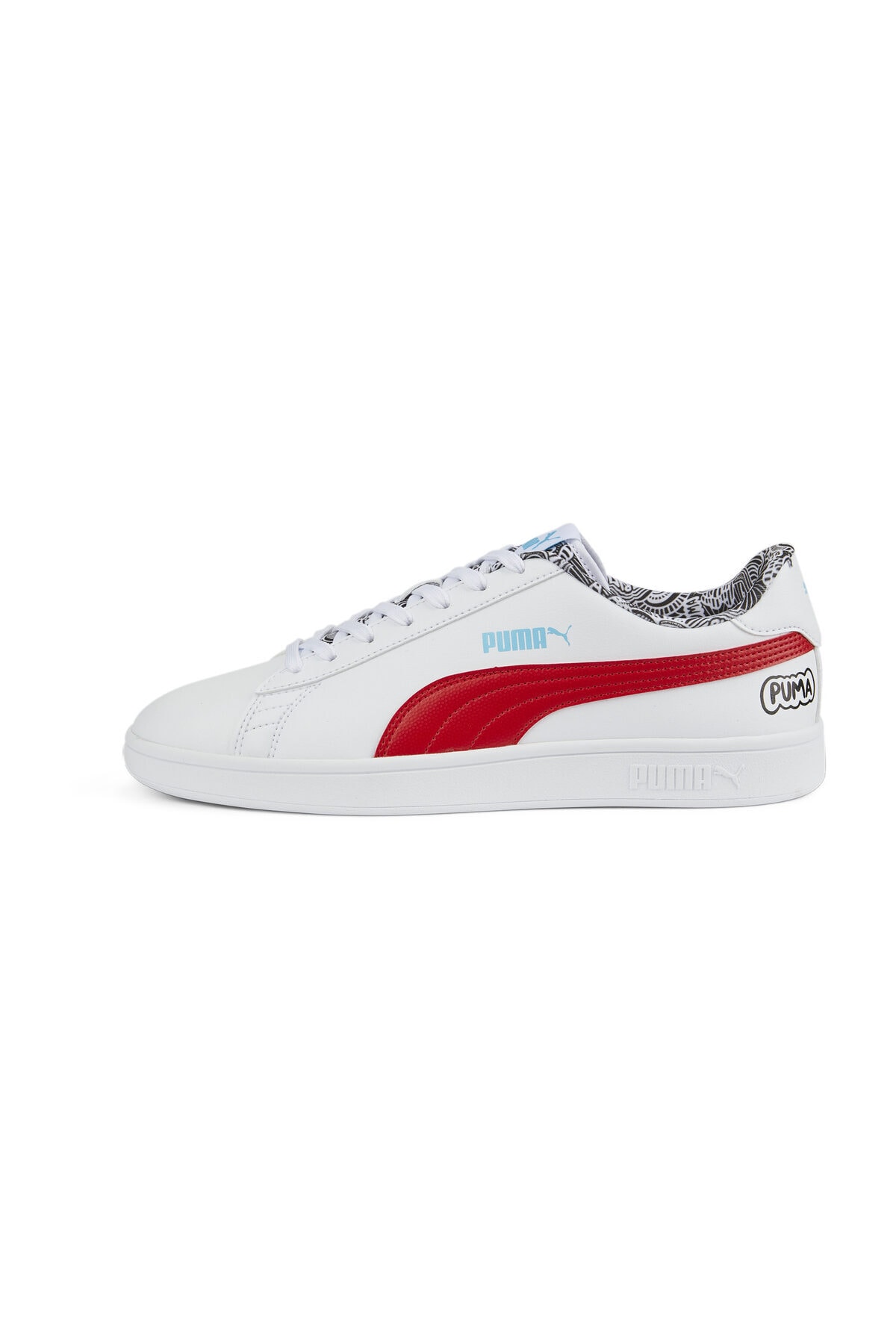 Puma Unisex Sneaker - Puma Smash v2 Me Happy Puma White-High R ...