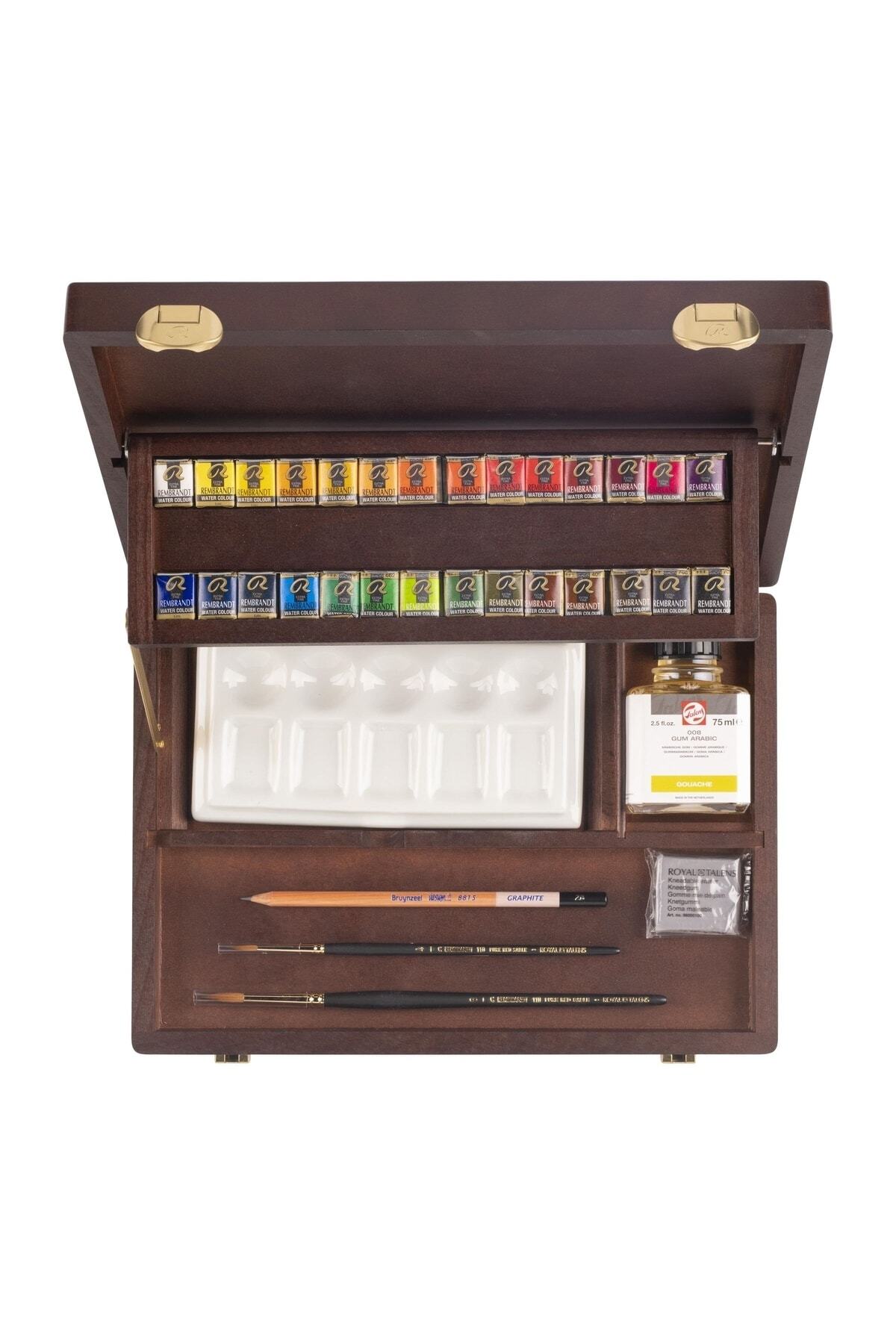 Rembrandt Prof. Tablet Sulu Boya Seti - Ahşap Kutu 28 Renk (general ...