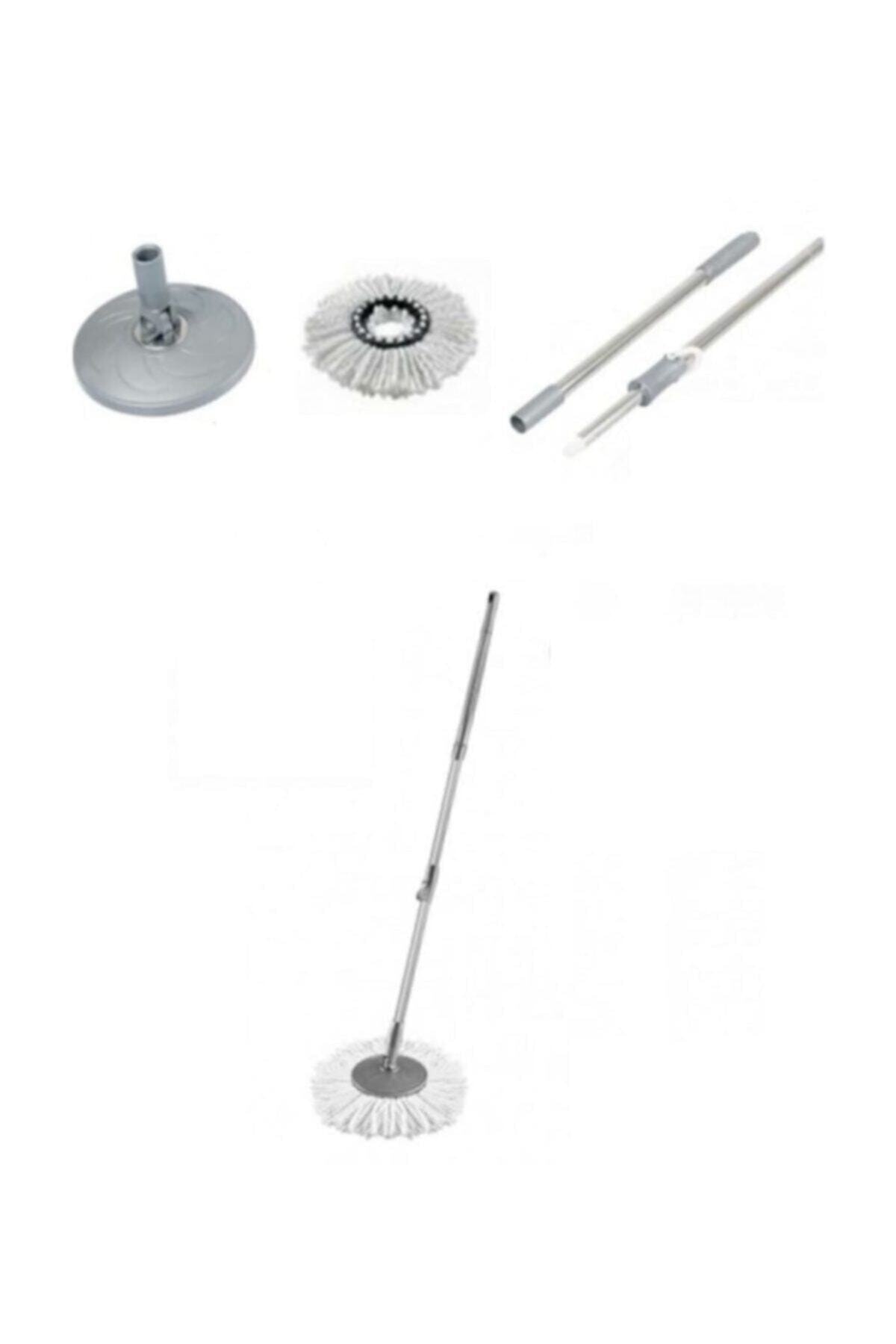 Spin Mop (berrak Temizlik Pazarı)planet Alüminyum 360 Döner Mop Sopası/sapı Ve Bezi Fiyatı ...