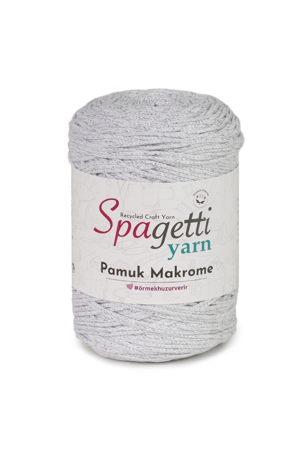 Spagettiyarn Simli Makrome Beyaz (gümüş Sim) - Fiyatı, Yorumları