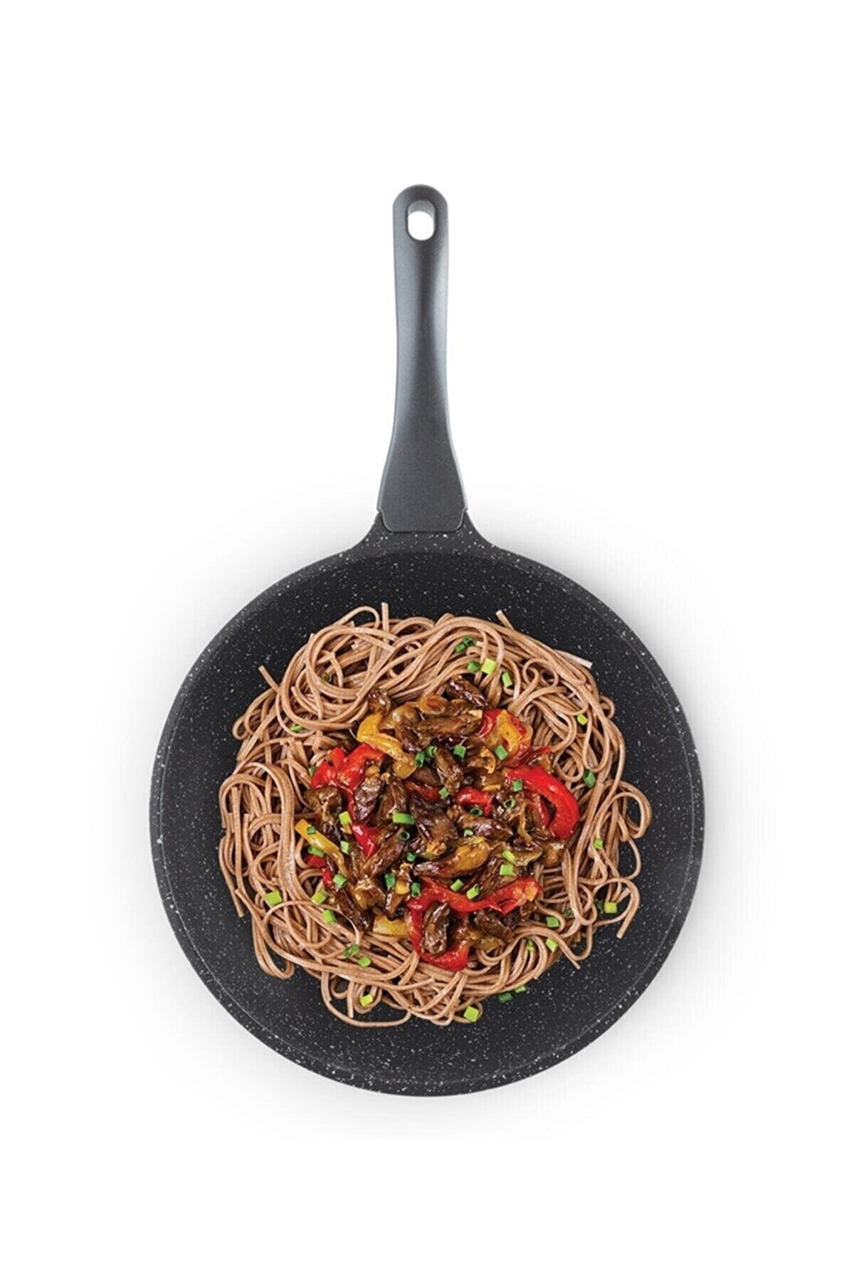 ZÜBAHOME Gri 28 Cm Döküm Granit Wok Tava Fiyatı, Yorumları - Trendyol