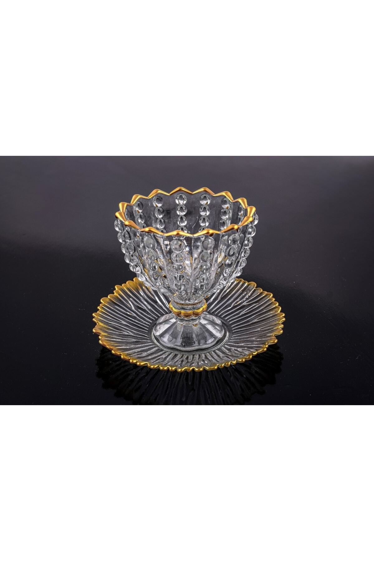 ALG KITCHEN 12 Parça Yaldızlı Çerezlik&sunumluk&sütlü Tatlı Kasesi ...