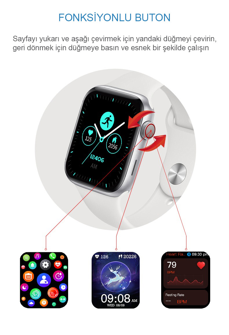 Ferrucci Iw07.09 Smart Watch 7 Akıllı SaatFiyatı, Yorumları - Trendyol