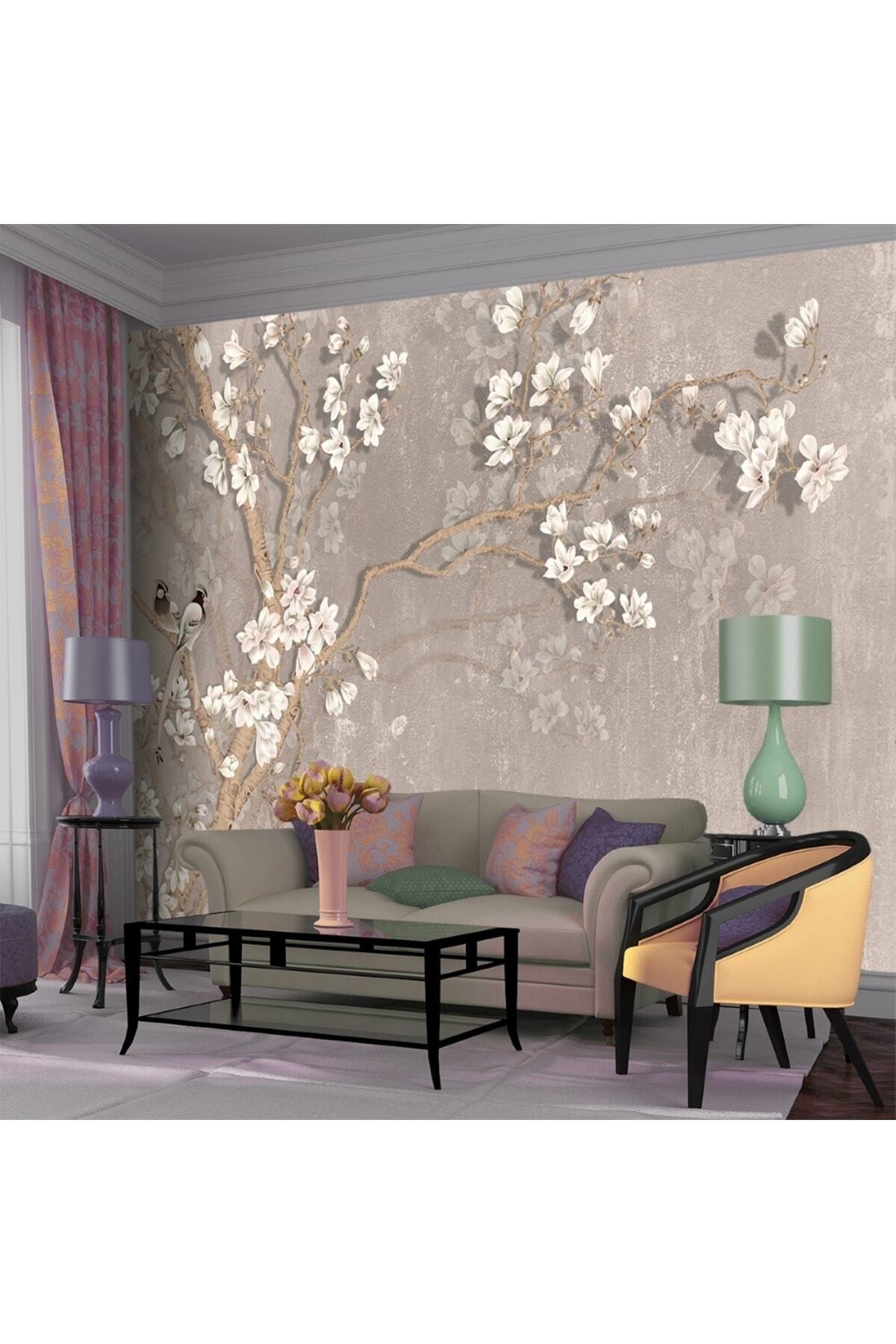 FX WallCoverings 3d Efektli Ağaç Dalı Duvar Kağıdı - Fiyatı, Yorumları