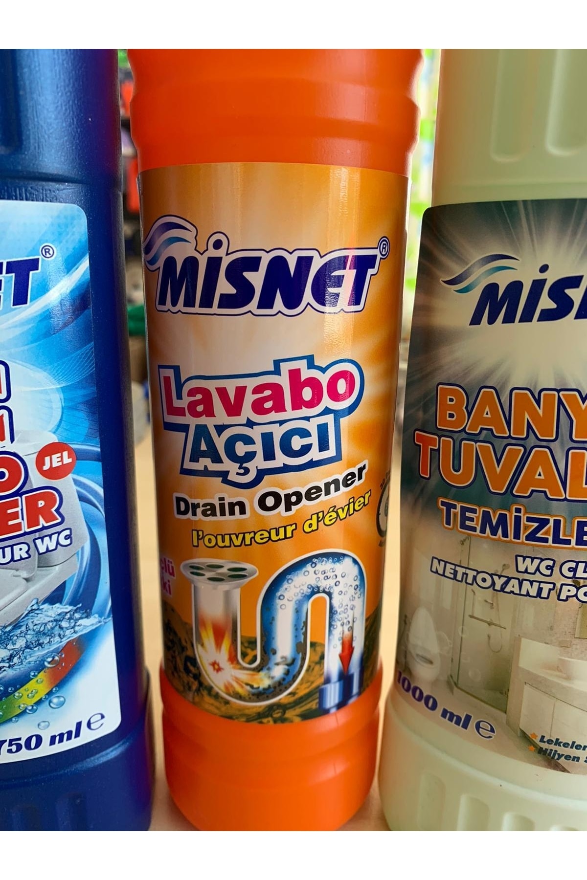 Misnet Banyo Wc Temizleyici - Lavabo Açıcı - Fiyatı, Yorumları