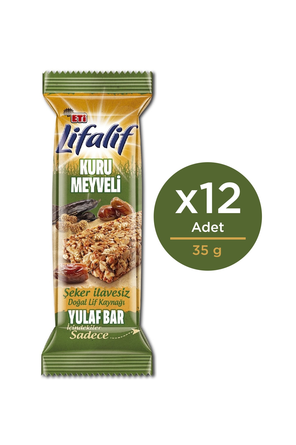 Eti Lifalif Kuru Meyveli Yulaf Bar 35 G X 12 Adet - Fiyatı, Yorumları