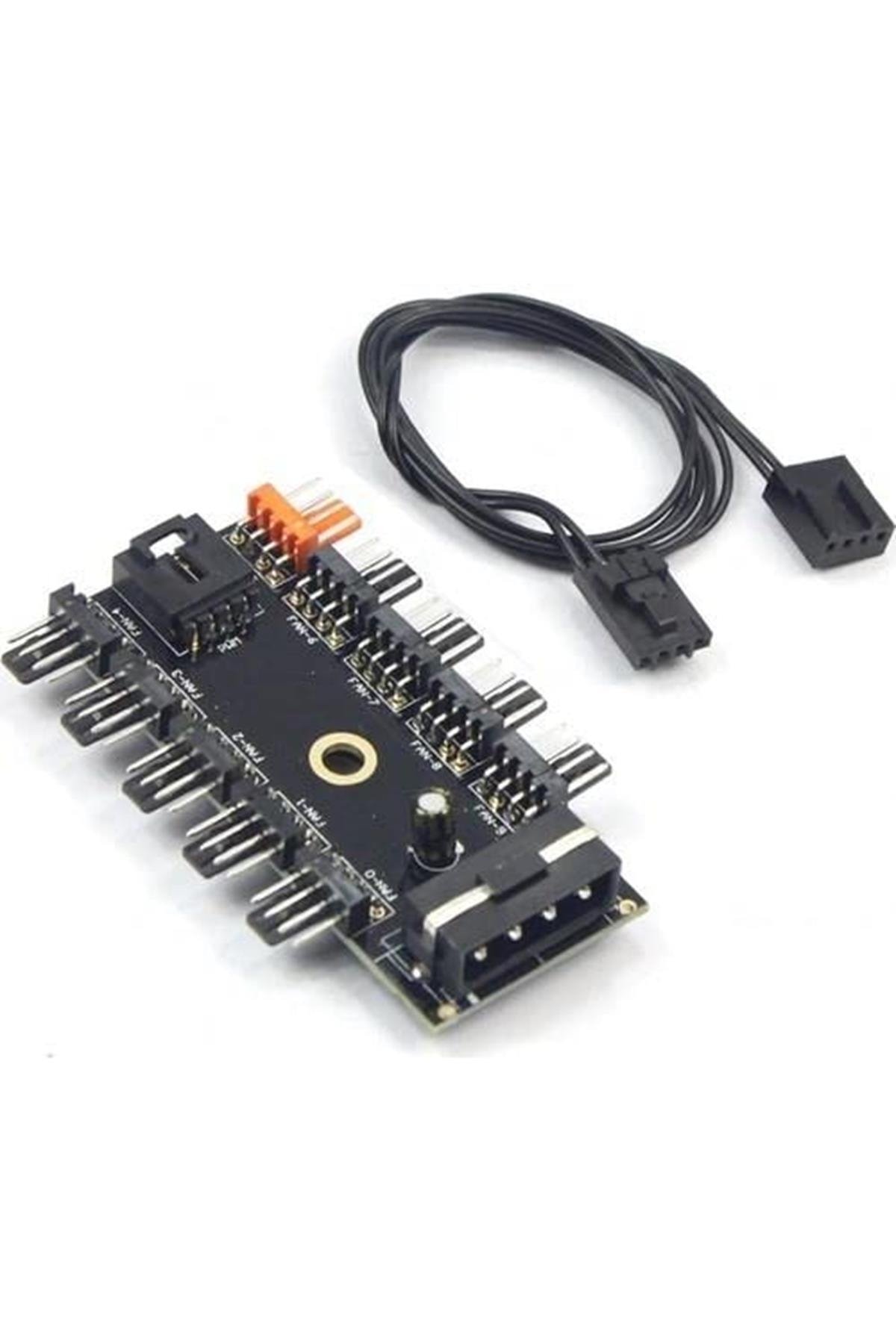 Genel Markalar kbrx PX-4337 4 Pin Girişli 10 Port Fan Çoklayıcı Kart ...