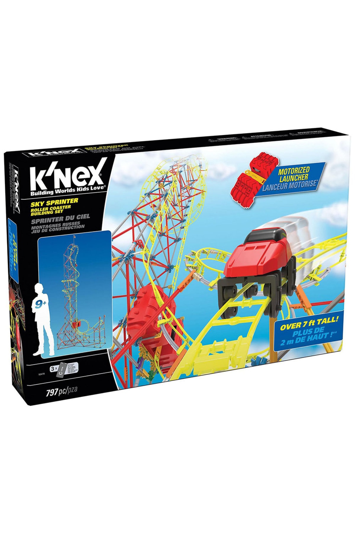 Knex K Nex Sky Sprinter Roller Coaster Seti (motorlu) Thrill Rides Kne Fiyatı, Yorumları - Trendyol
