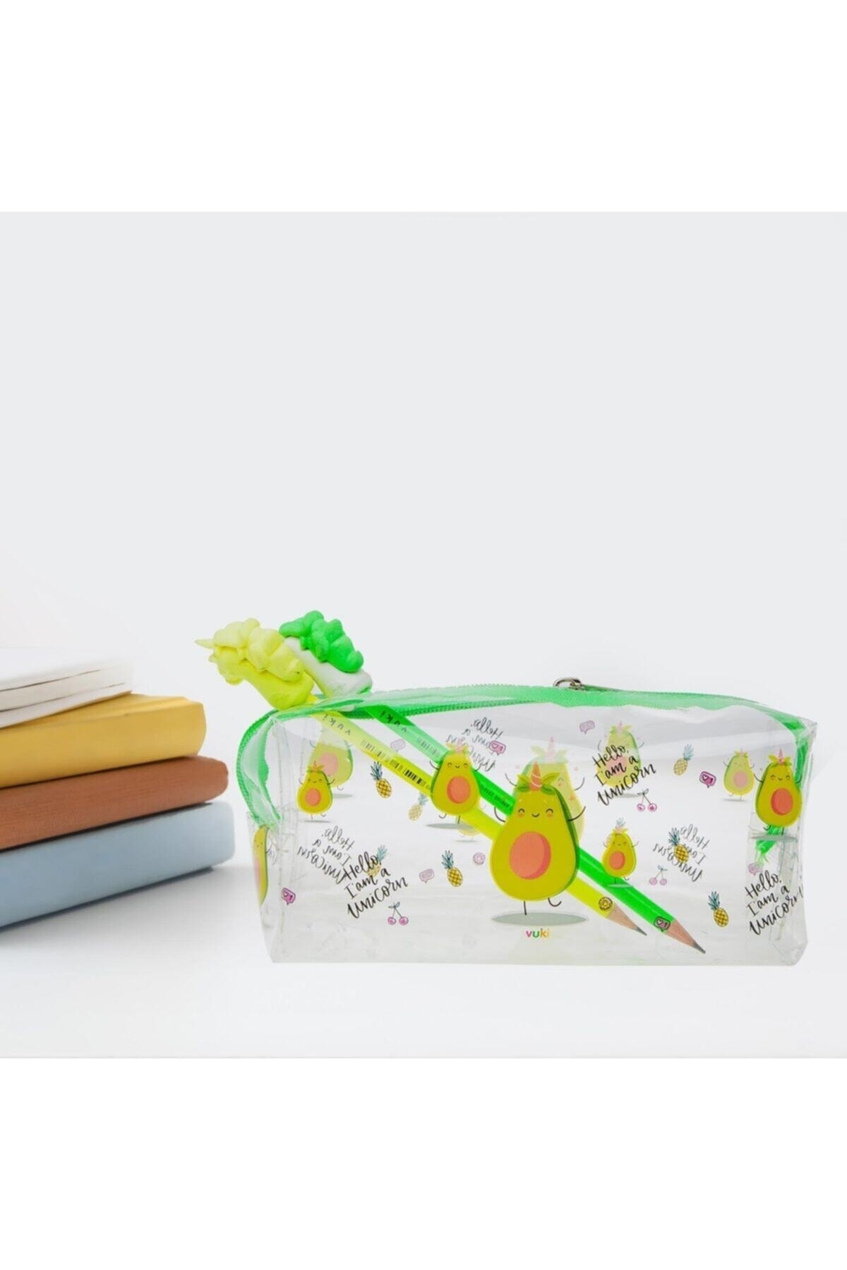 Genel Markalar Avokado Desenli Şeffaf Kalem Kutu Kalemlik - Fiyatı ...