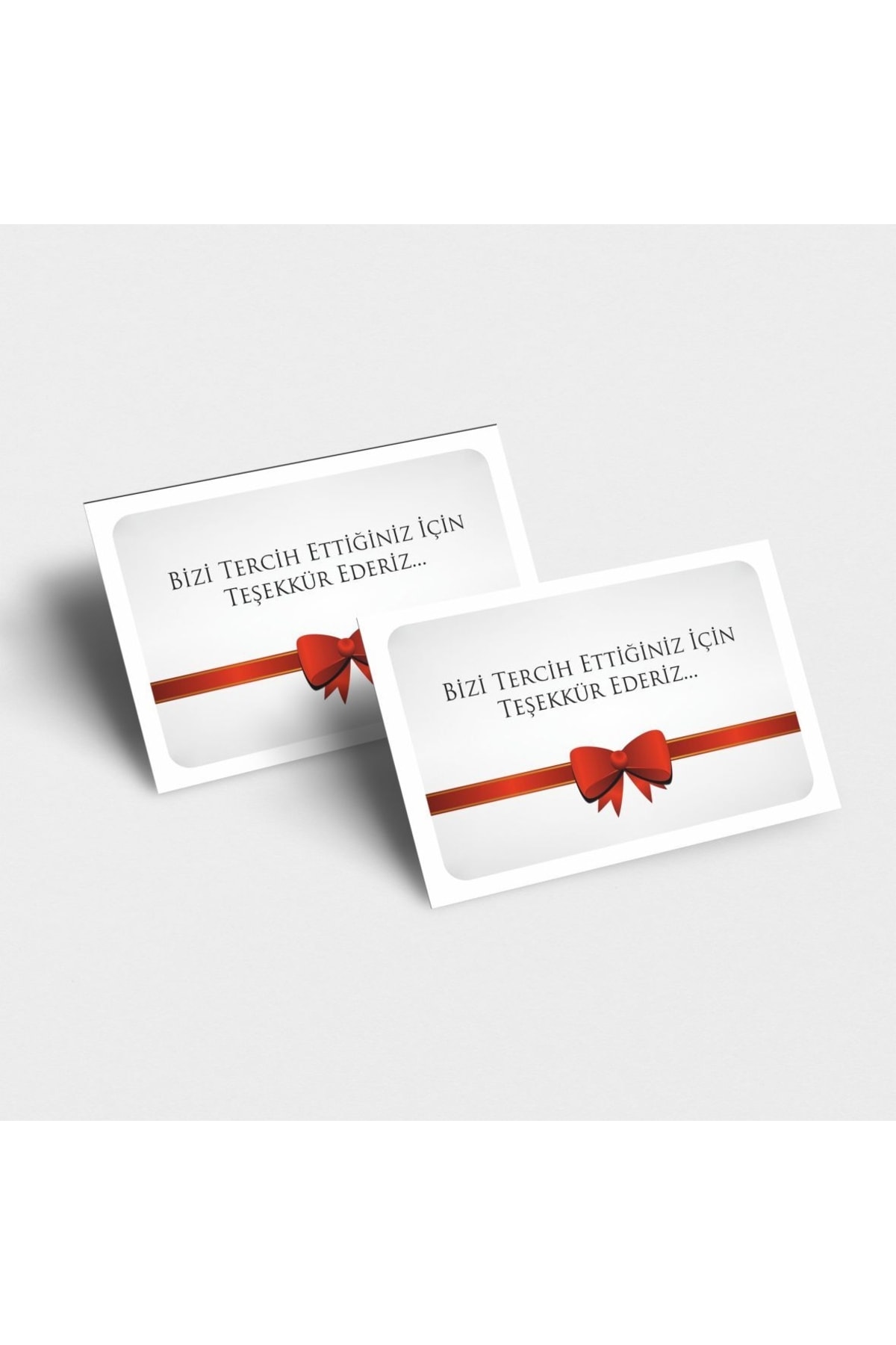 Hsn Bizi Tercih Ettiğiniz Için Teşekkür Kartı 50 Li 8x5 Cm - Fiyatı ...