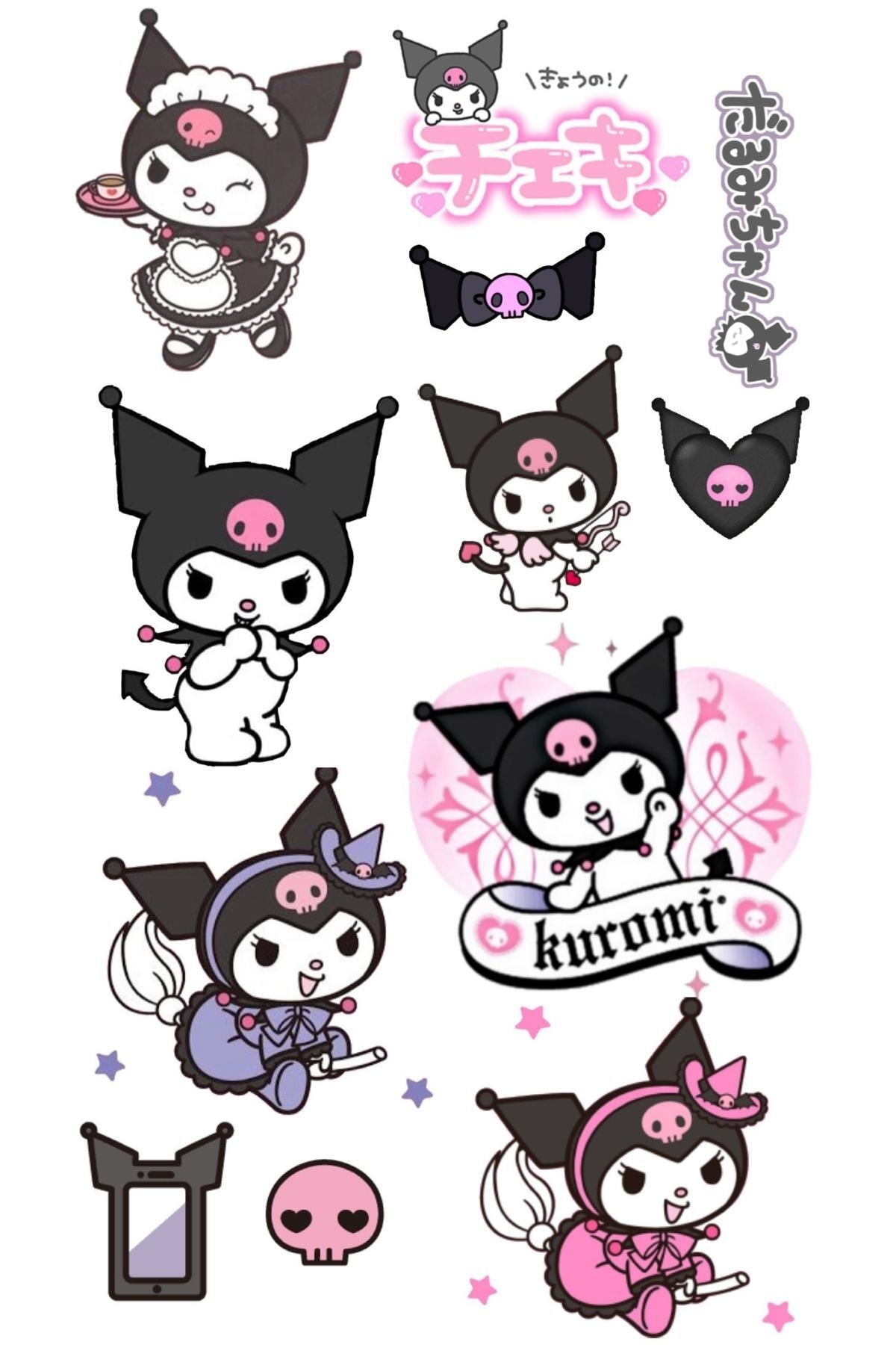 animeandyourworld Kuromi Anime Poster A4 Boyut 21*29 Cm Dijital Baskı ...