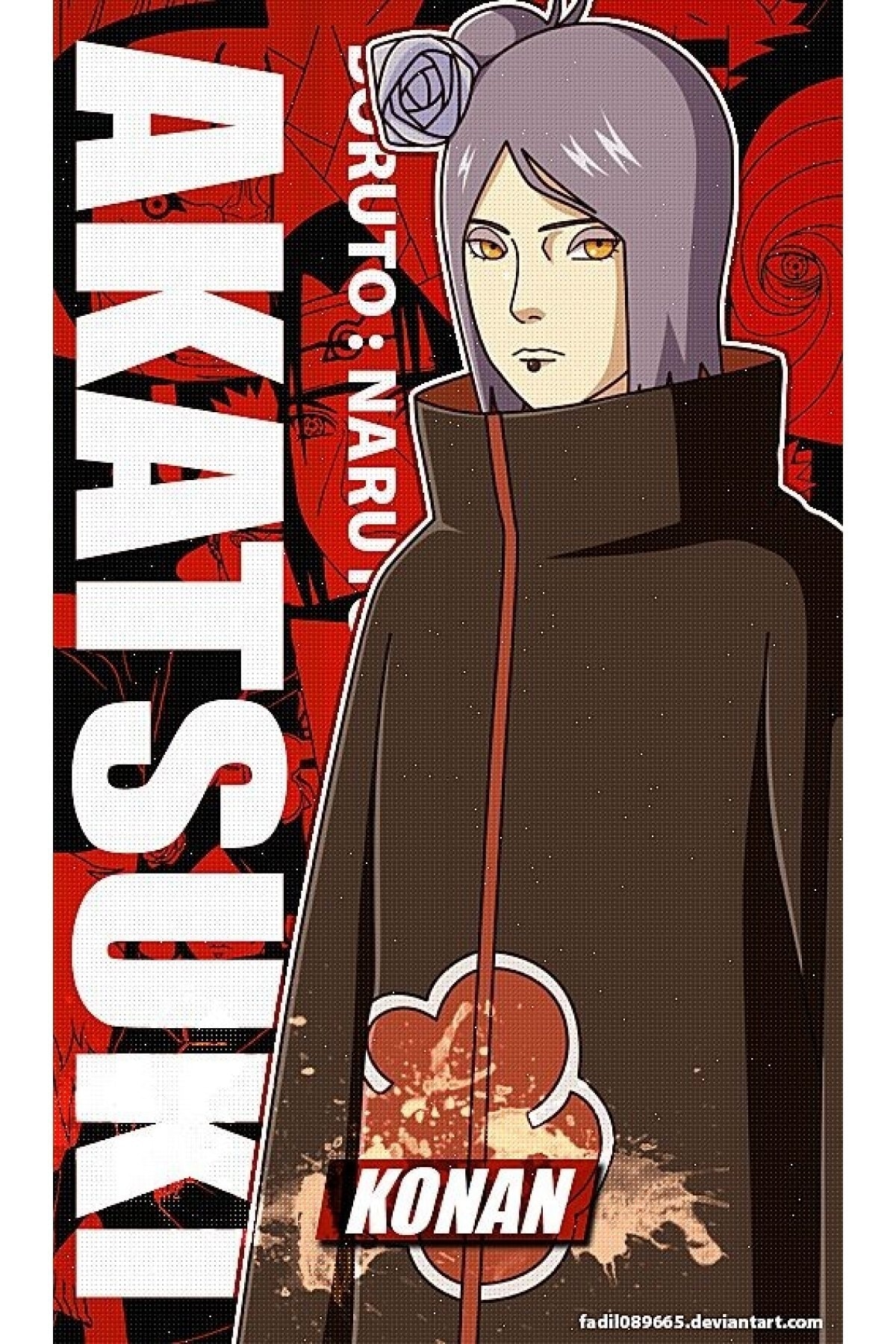 animeandyourworld Akatsuki Konan Poster - A4 Size, 21*29 Cm, 200 Gr ...