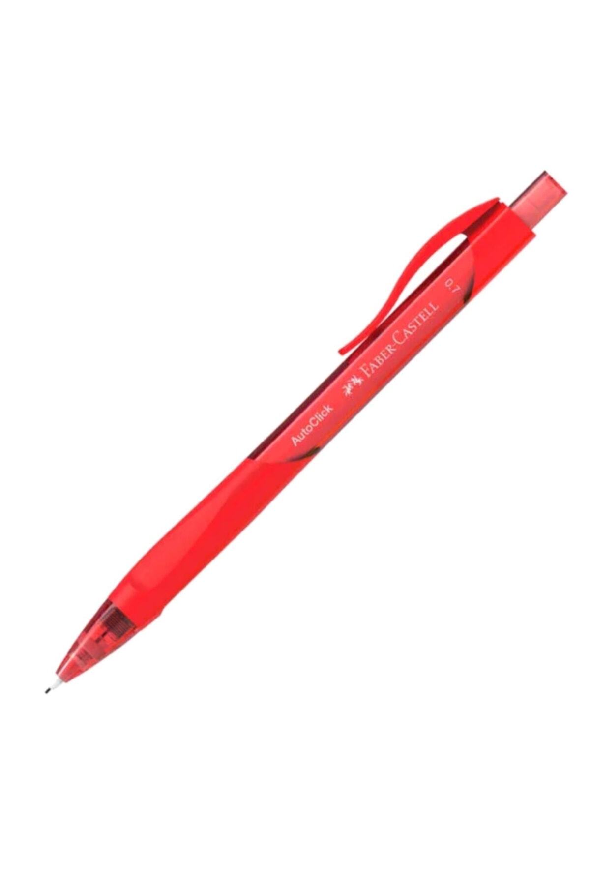 Faber Castell Auto Click 0.7 Uç Versatil Kalem Kırmızı Fiyatı ...