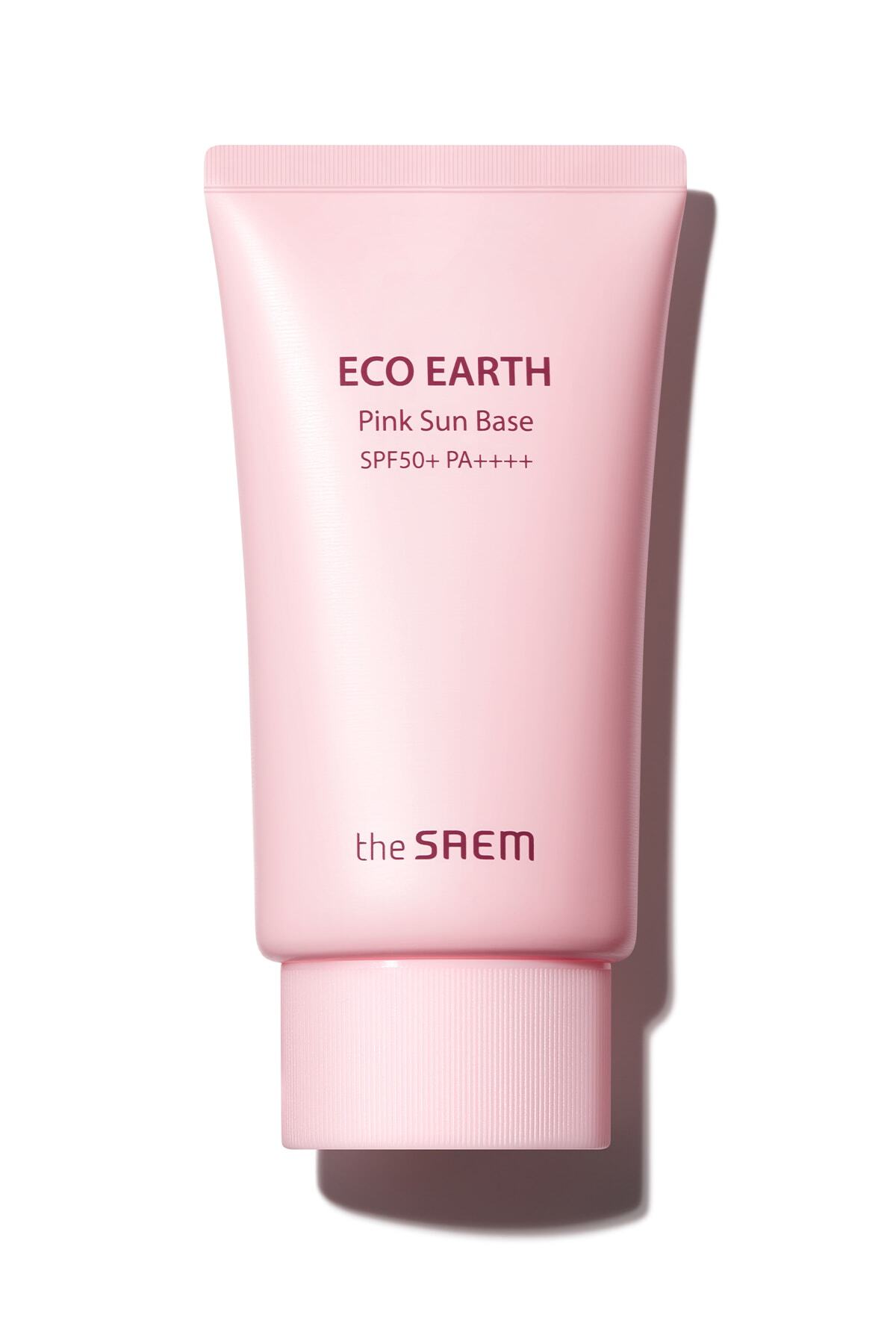 The Saem Eco Earth Aydınlatıcı Etkili Güneş Kremi - Pink Sun Base Spf ...