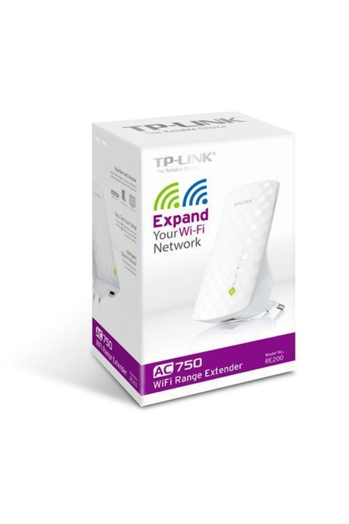 Tp-Link RE200 AC750 750MBPS 1PORT 10/100 ETHERNET DUALBAND MENZİL ...