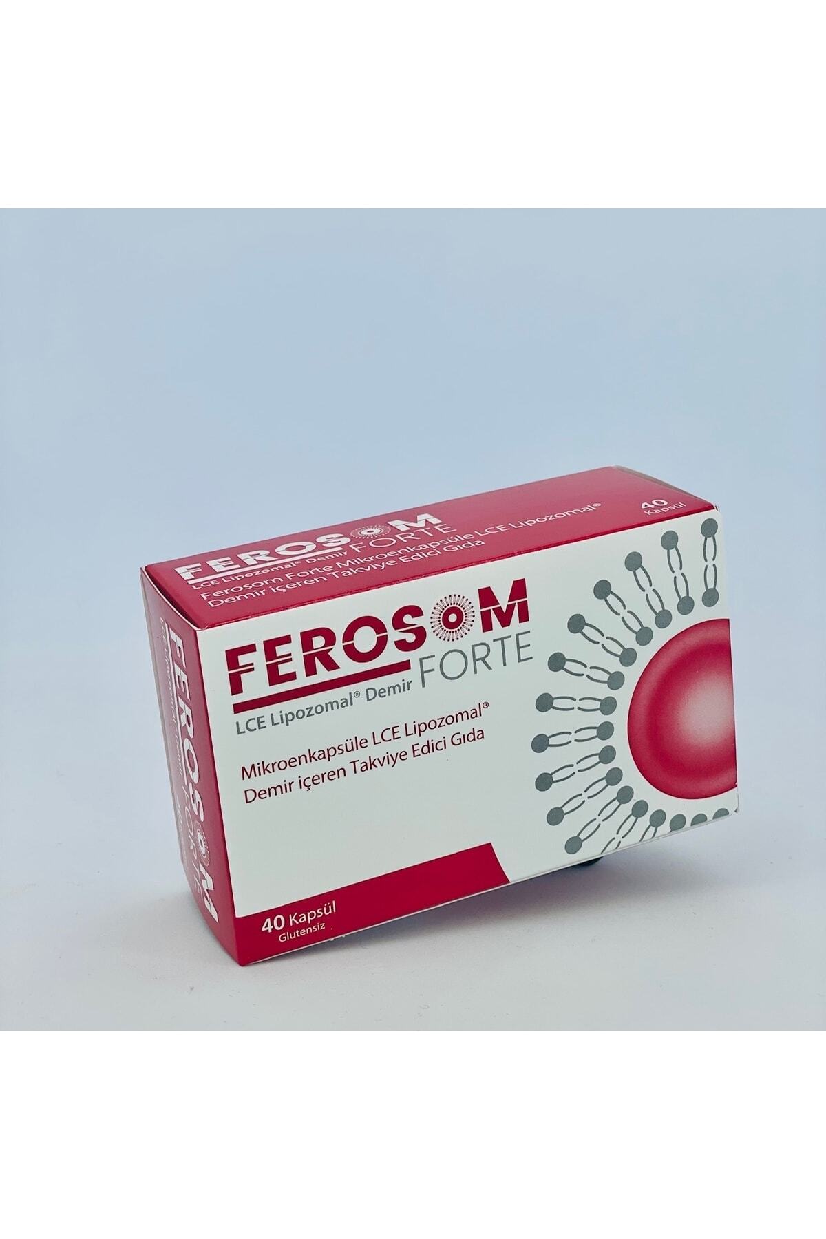 Ferosom Forte Lce Lipozomal Demir Ve Vitamin C 40 Kapsül - Fiyatı, Yorumları