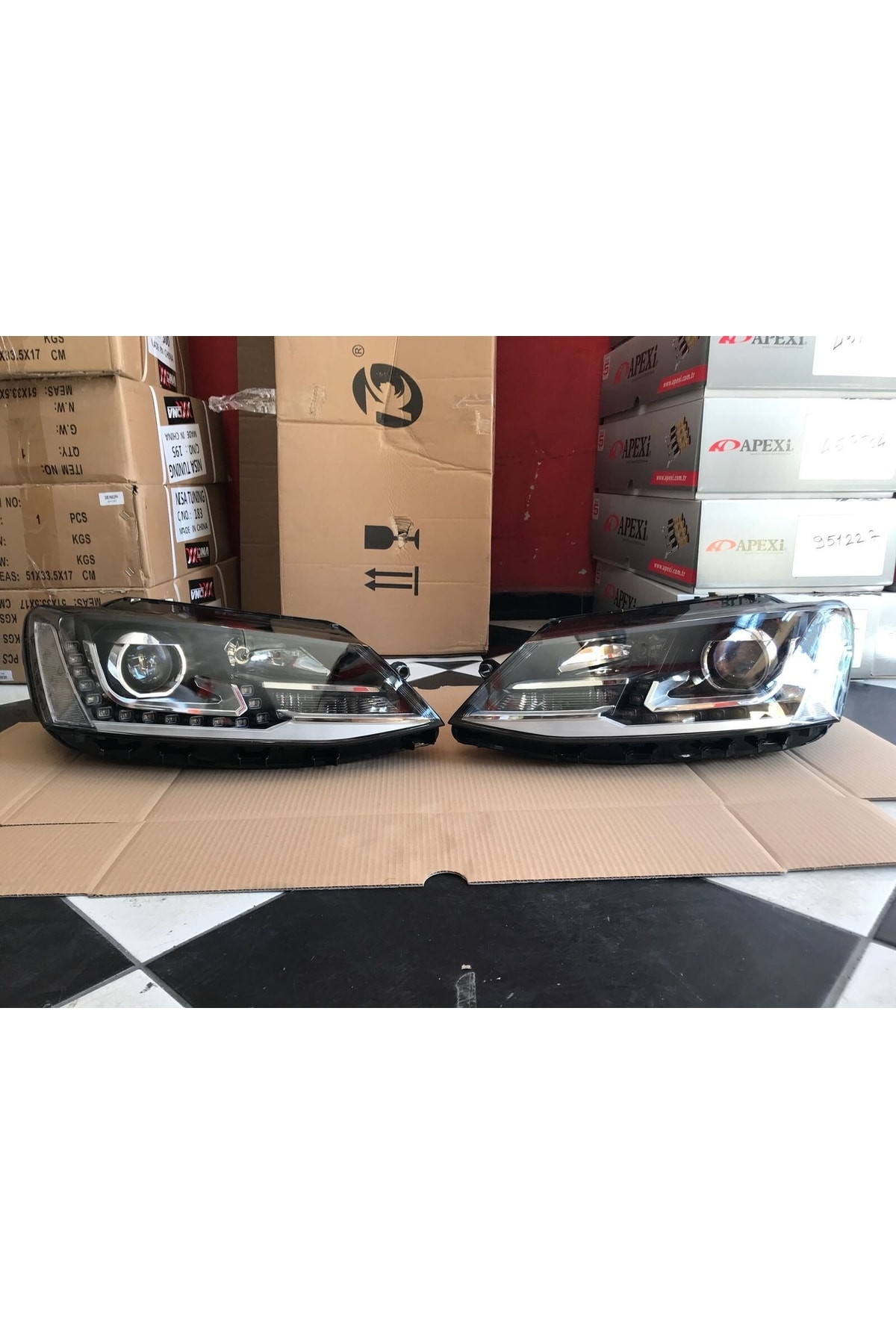 Apexis 2011 - 2018 Vw Jetta Gli Highline Led Far Takımı - Fiyatı, Yorumları
