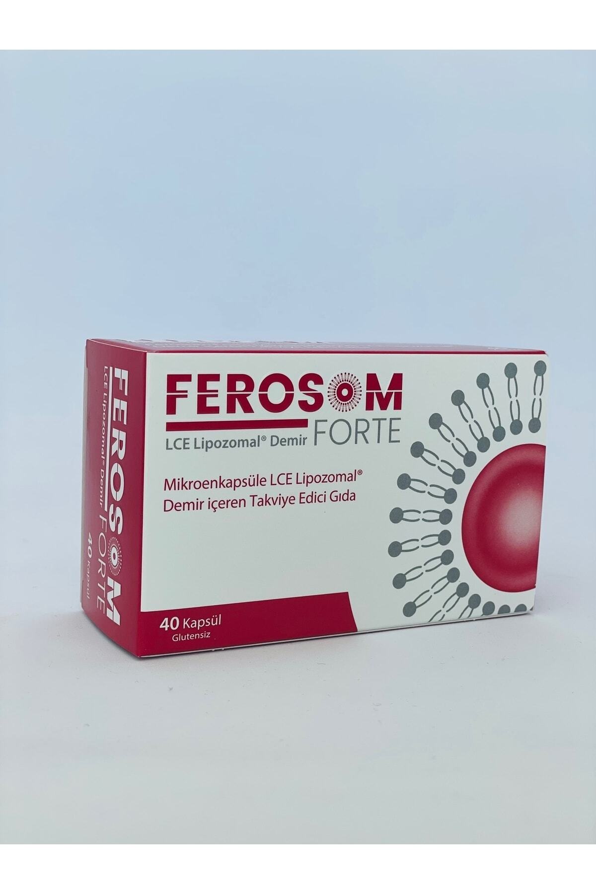 Ferosom Forte Lce Lipozomal Demir Ve Vitamin C 40 Kapsül - Fiyatı, Yorumları