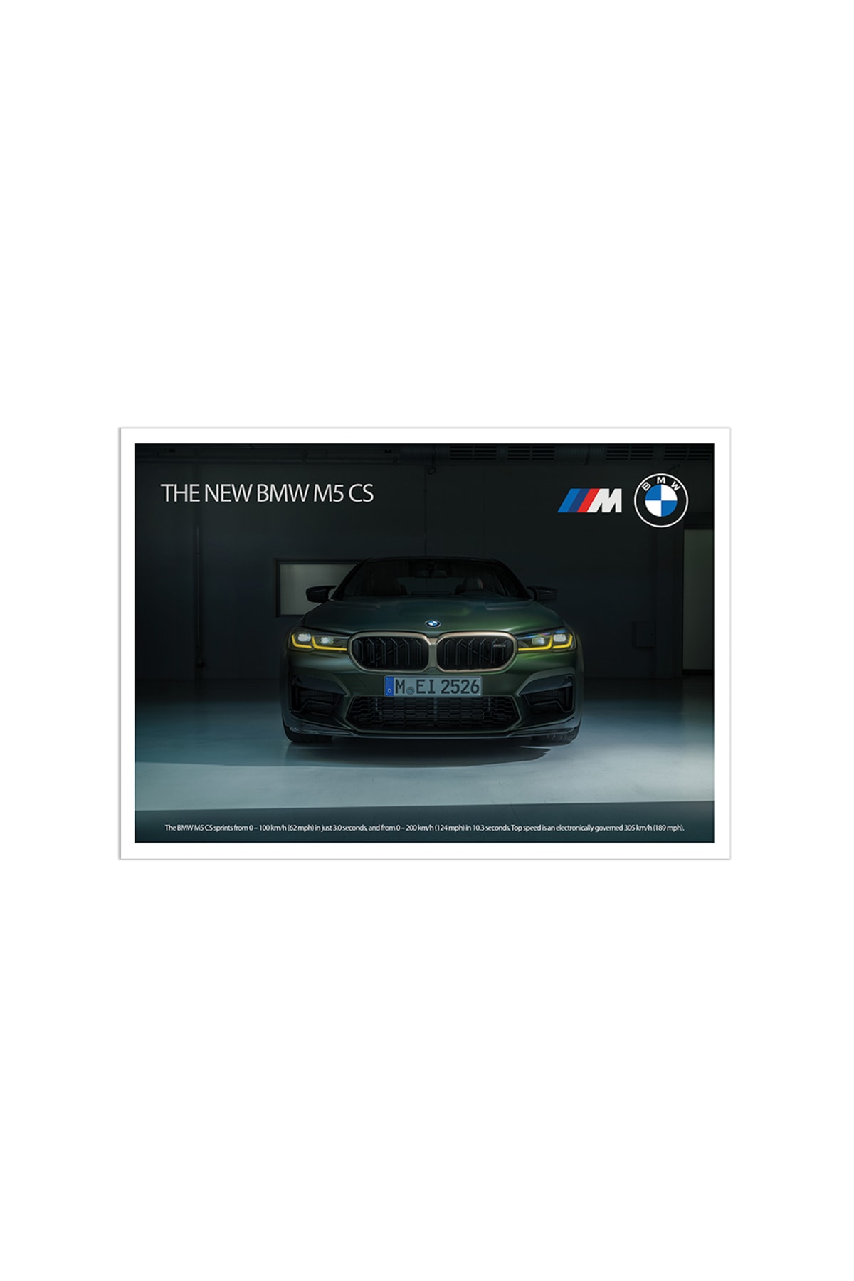POSTERO Posterbo Bmw M5 Cs Original Özel Tasarım Poster - Fiyatı, Yorumları