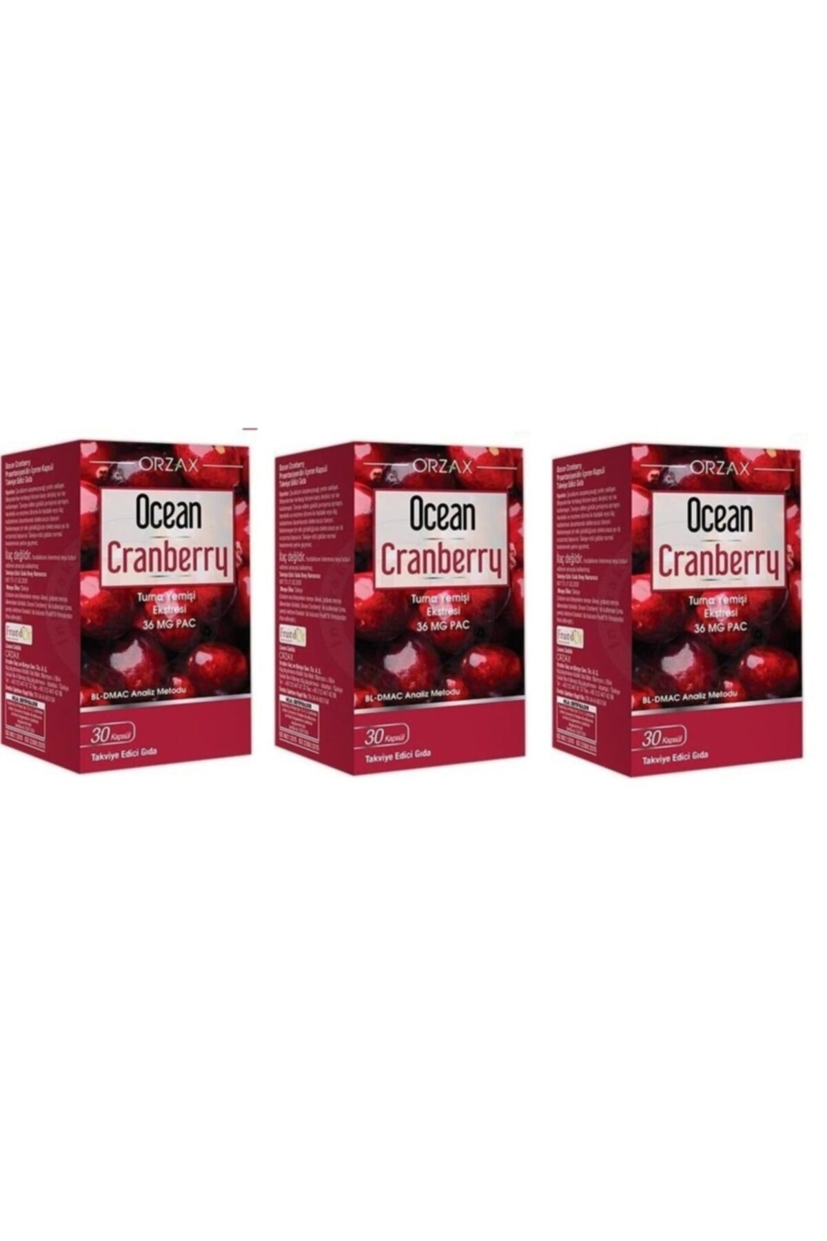 Ocean Ocean Cranberry 30 Kapsül 3 Adet Fiyatı, Yorumları - Trendyol