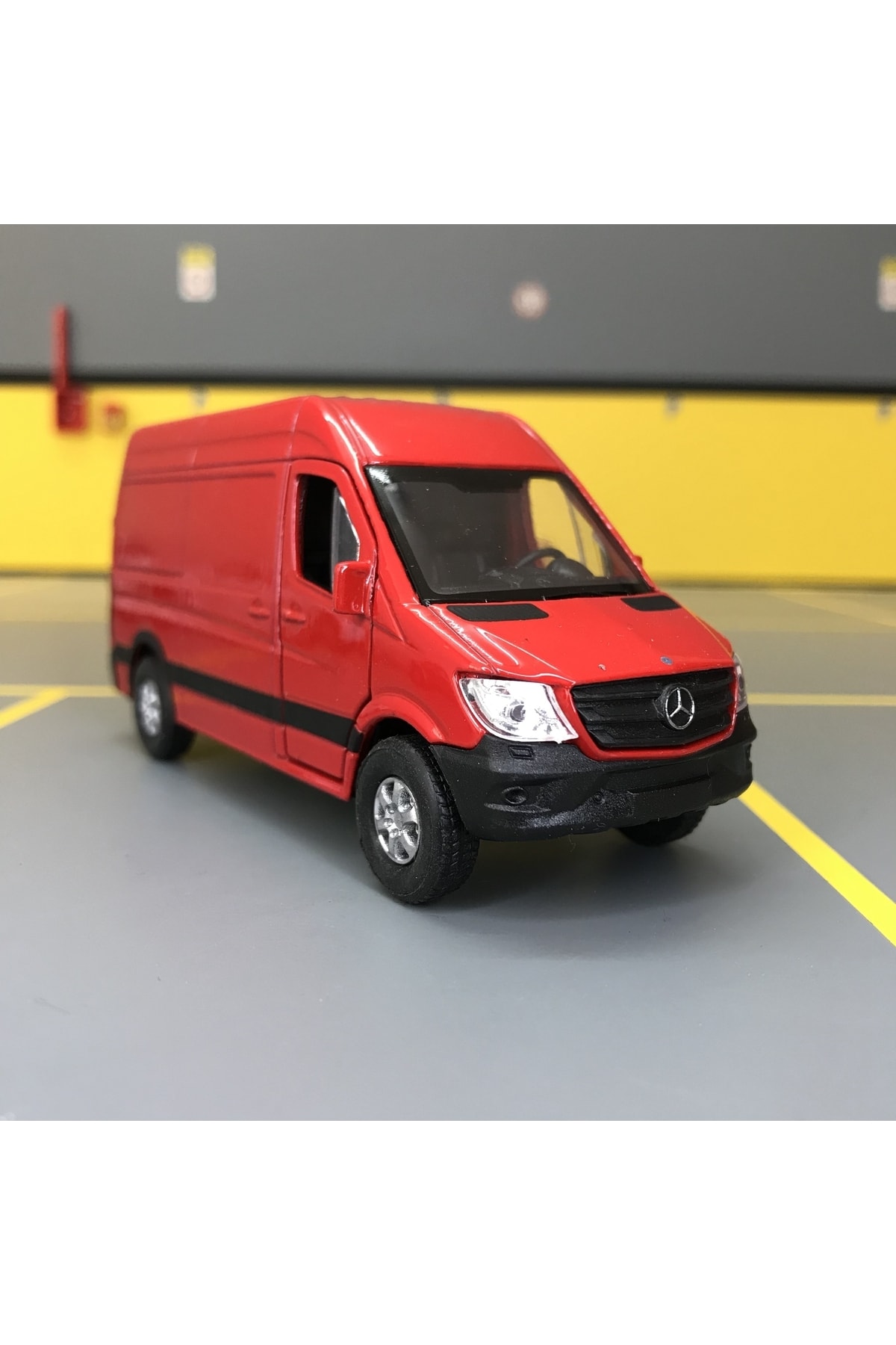 WELLY Mercedes-benz Sprinter 1/36 Ölçek *c&c Model Garage* Çek Bırak ...