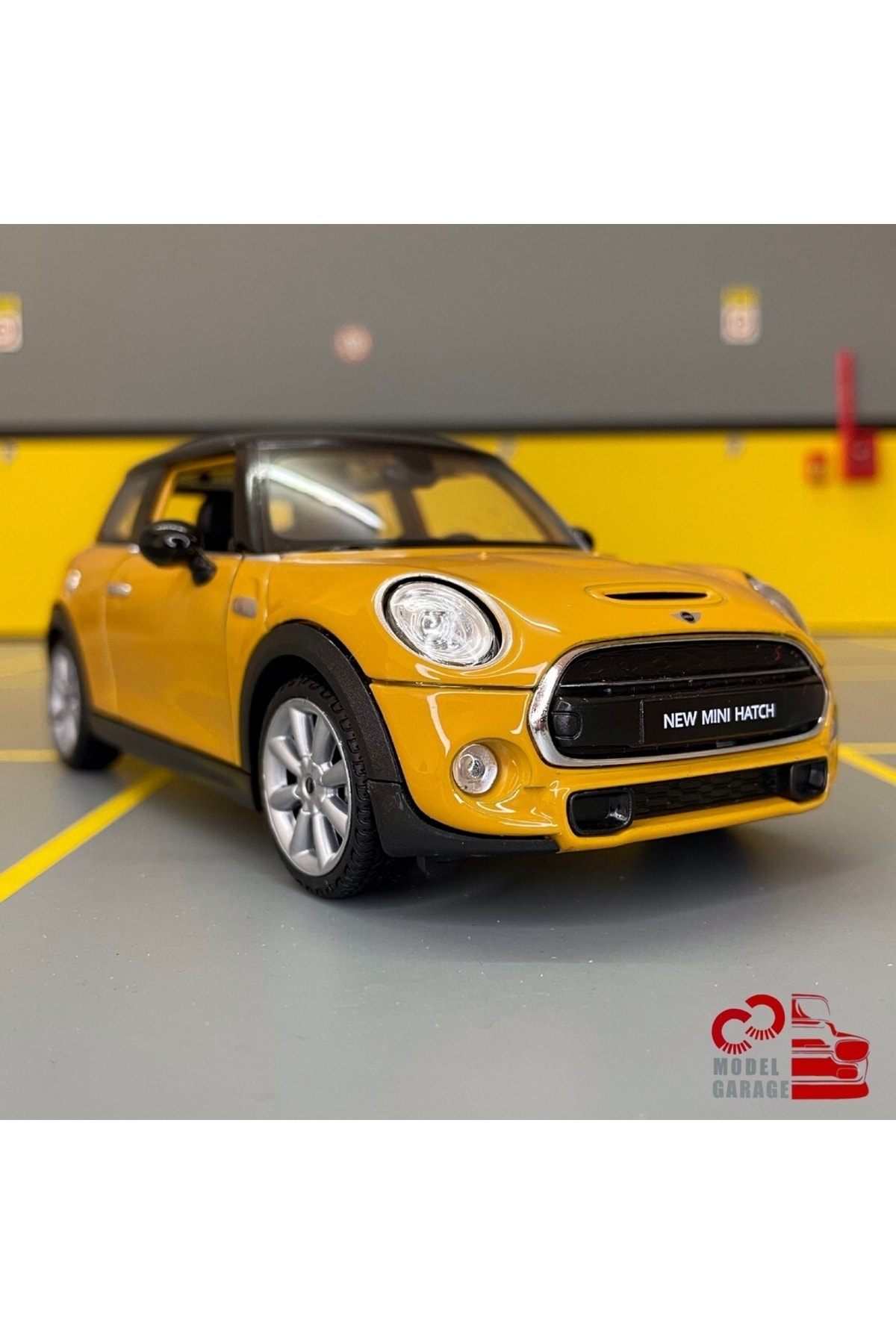WELLY New Mini Hatch 1/24 Ölçek *c&c Model Garage* Diecast Metal Model ...