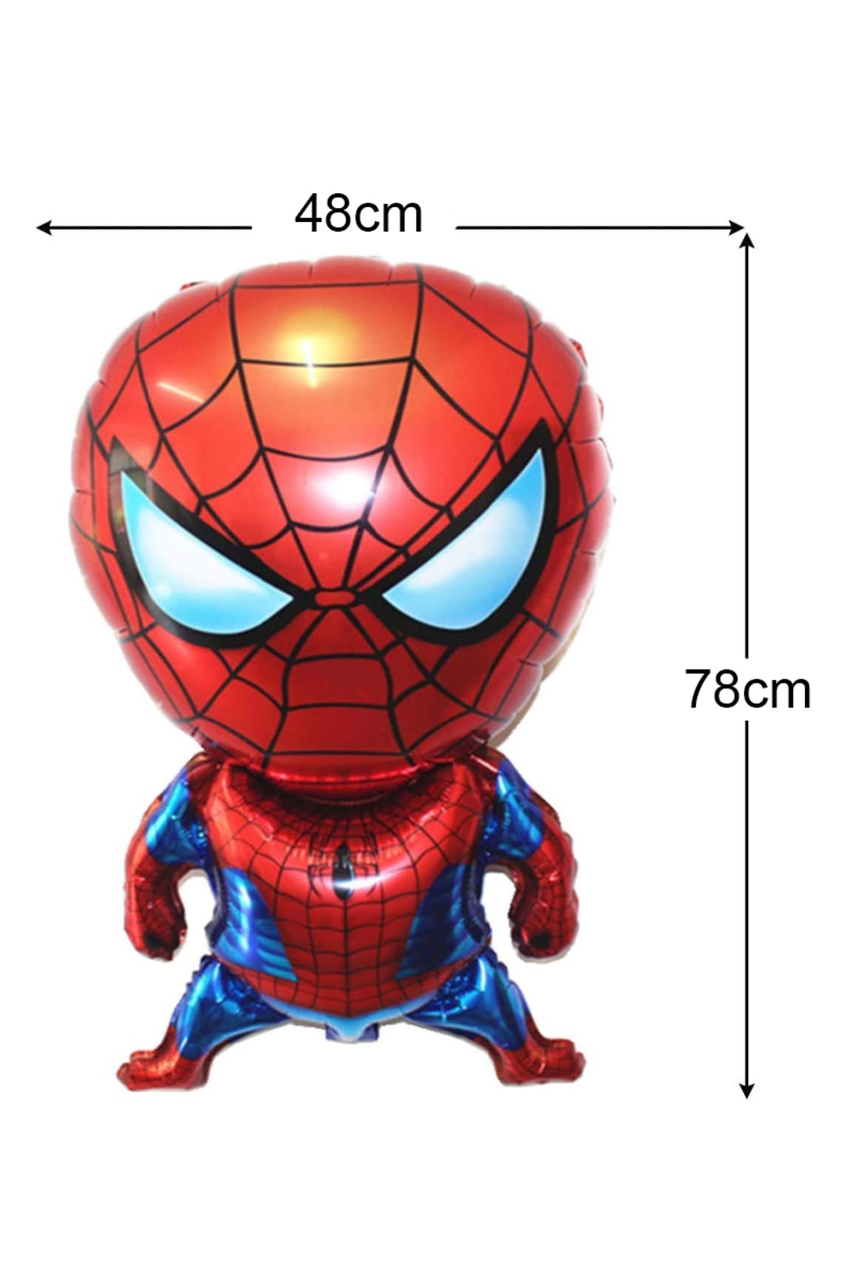 DİSNEY Örümcek Adam Balon Seti Rakam Balon Pullu Şeffaf Balon Spiderman ...