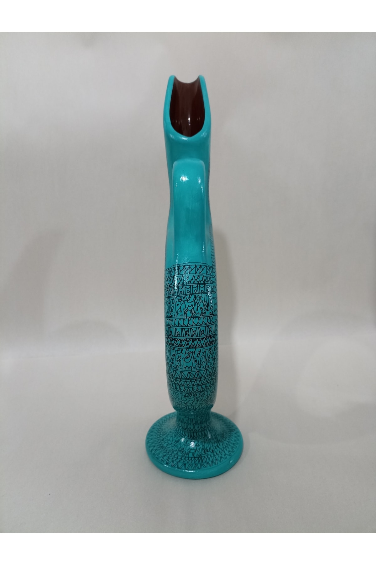 Evenez Osmanlı Seramik Halkalı Hitit Güneşi Şarap Testisi Fiyatı ...